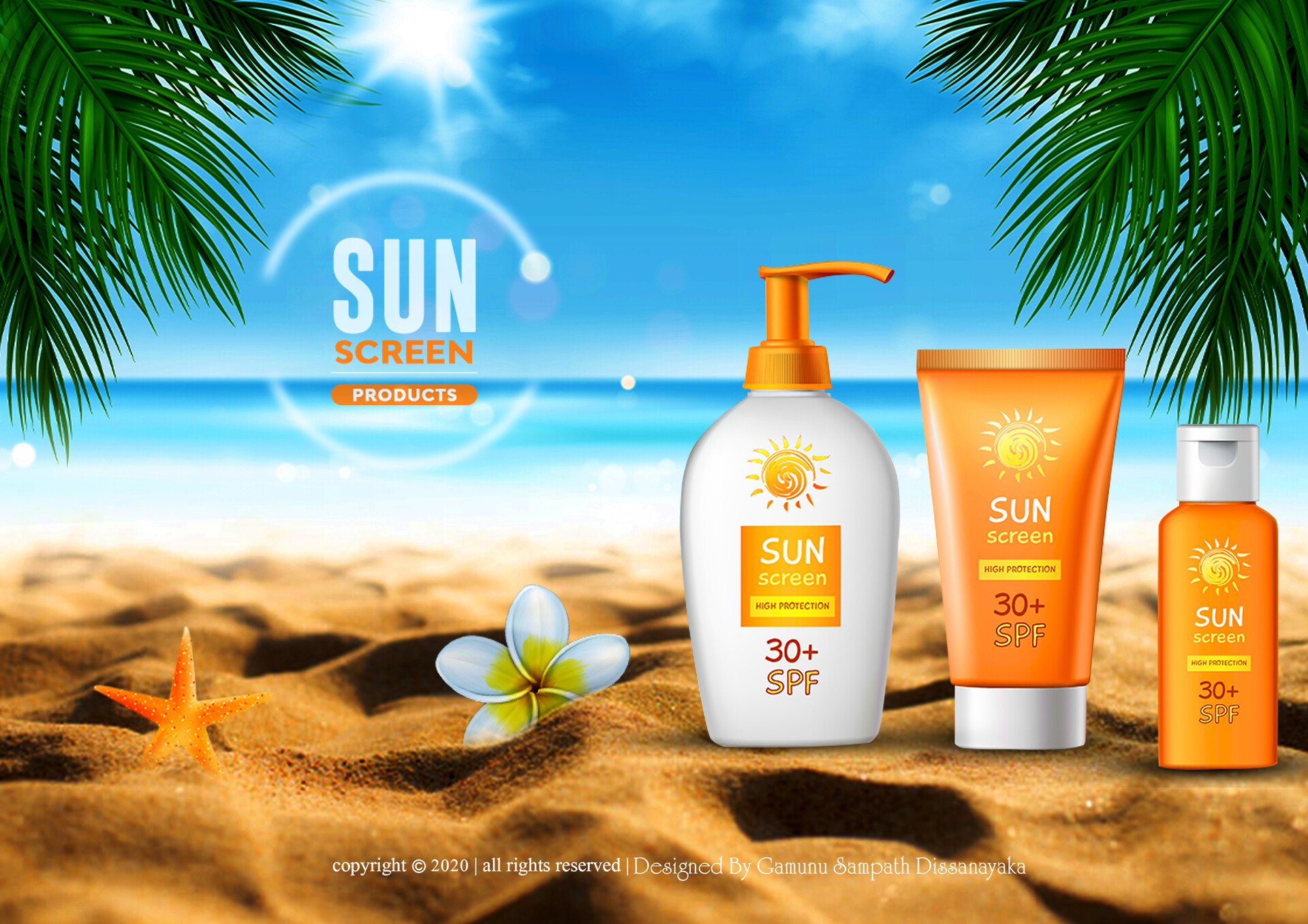 ArtStation - Cosmetic Commercial Advertisement Design