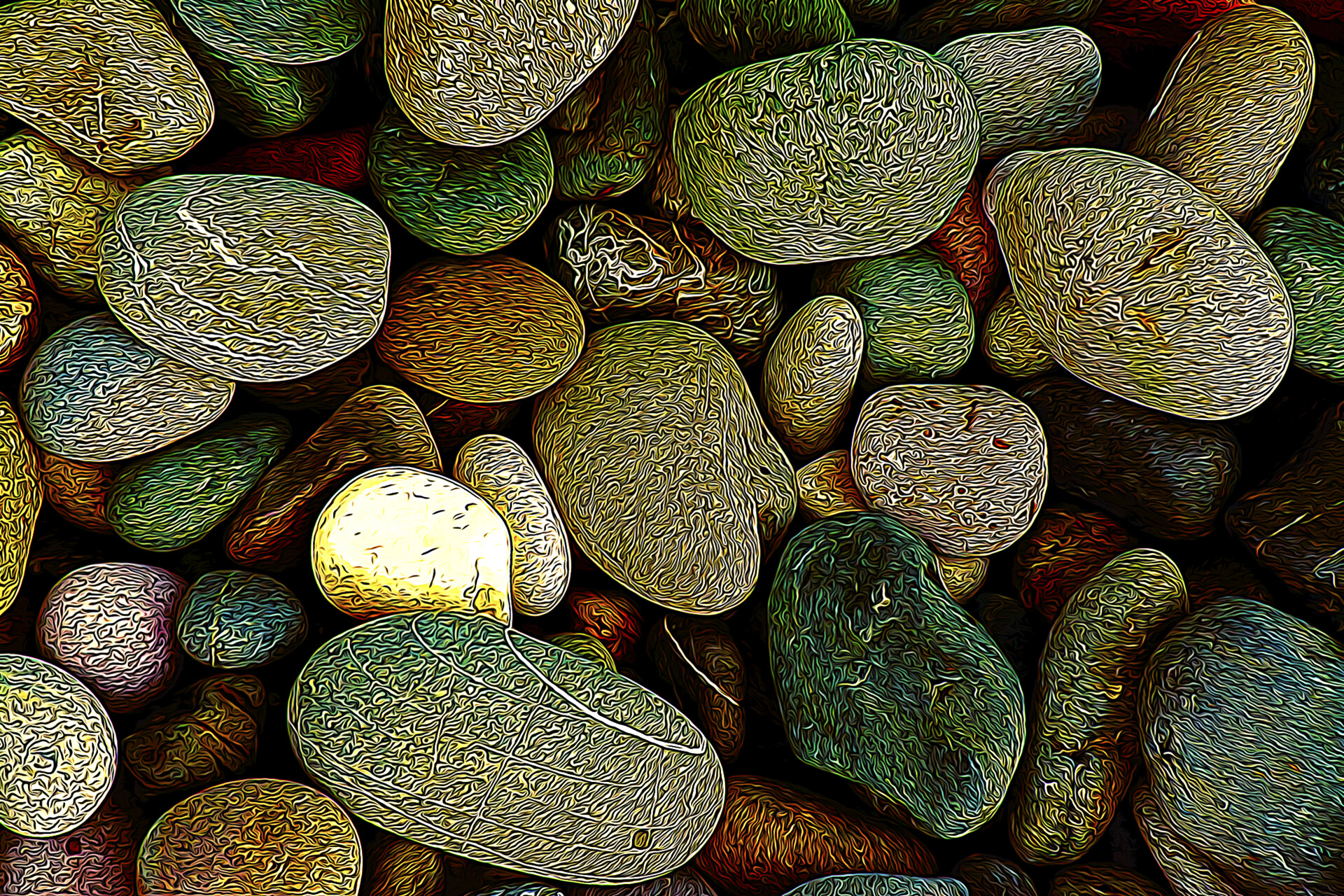 ArtStation - Pebble rock exploration