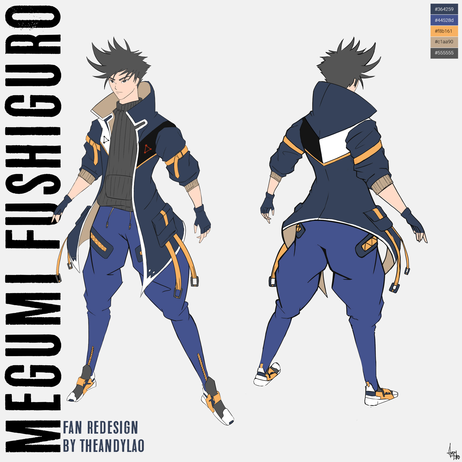 ArtStation - Megumi Fushiguro | Jujutsu Kaisen | Redesign