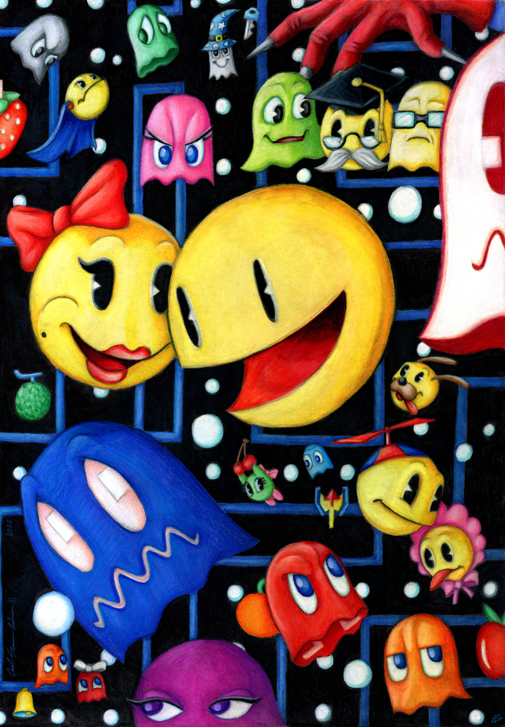 ArtStation - Pac-Man 40th Anniversary