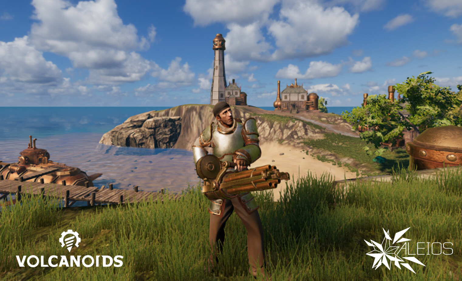 ALEIOS studio - Steampunk Light Armor - Volcanoids Project