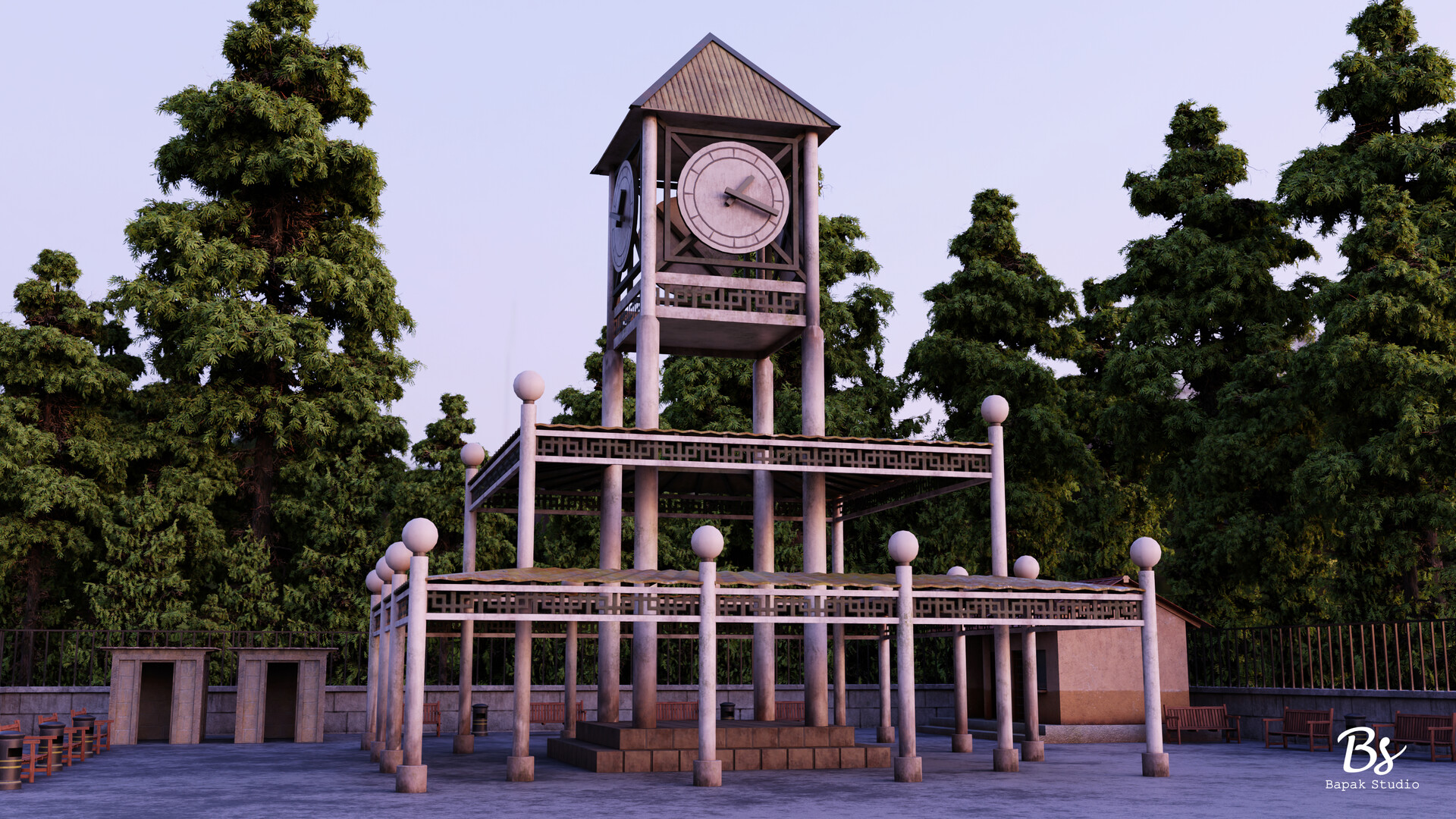 ArtStation - The Broken Clock Tower