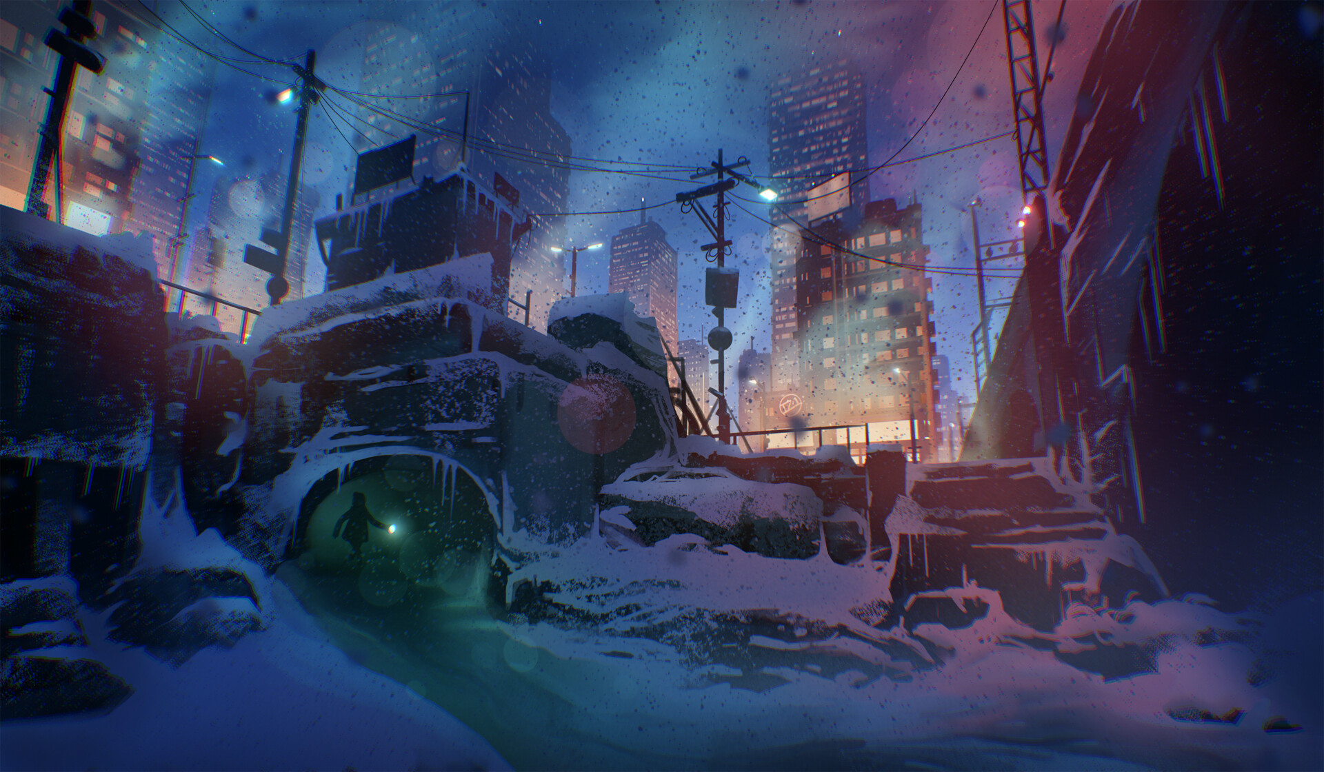 ArtStation - Snow City: Nikolai Lockertsen Painting Tutorial