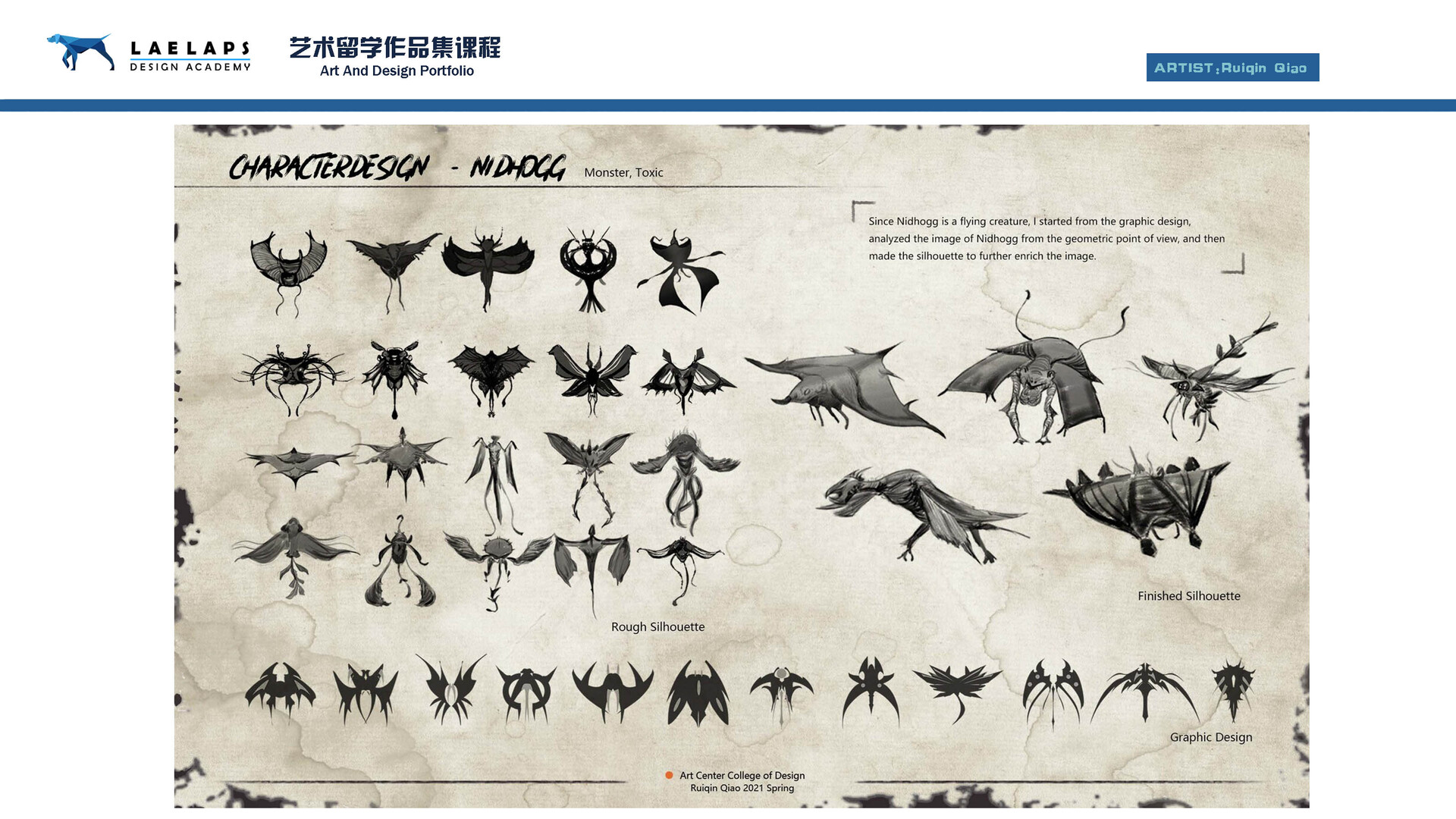 Laelaps Design Academy - Laelaps艺术留学作品集课程学生作品