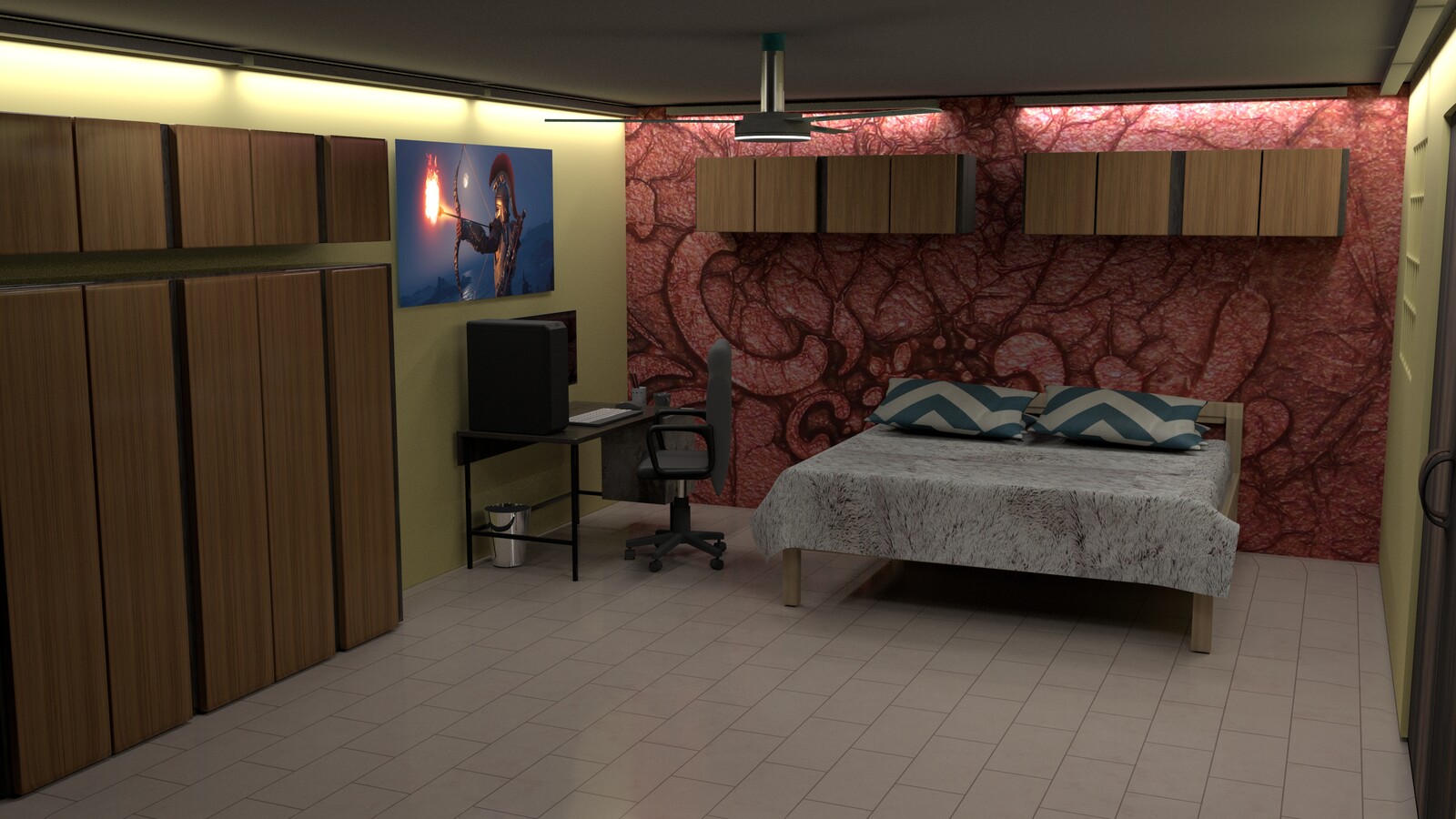 Vitru Varenya - Interior Room Work in Maya