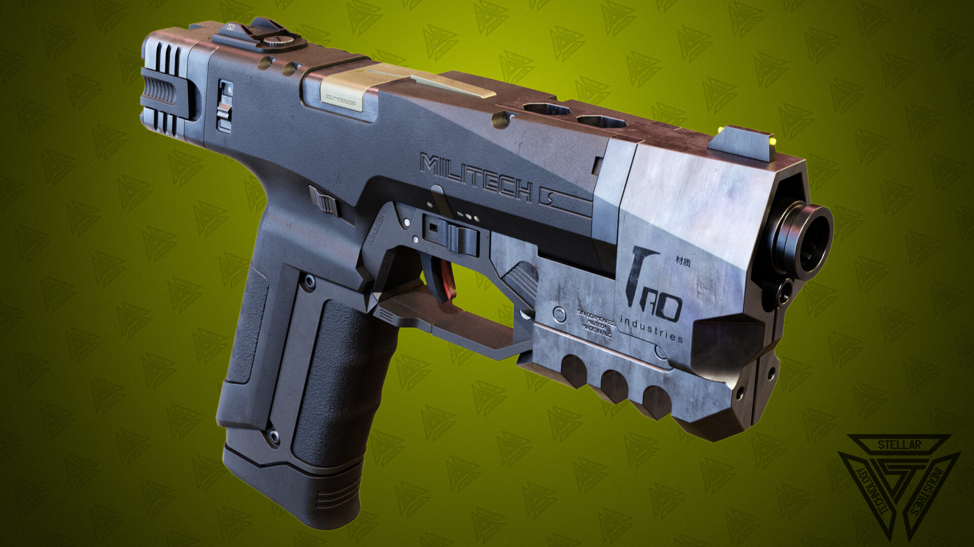 ArtStation Militech 9mm Pistol Cyberpunk 2077 Fan Art, 58% OFF