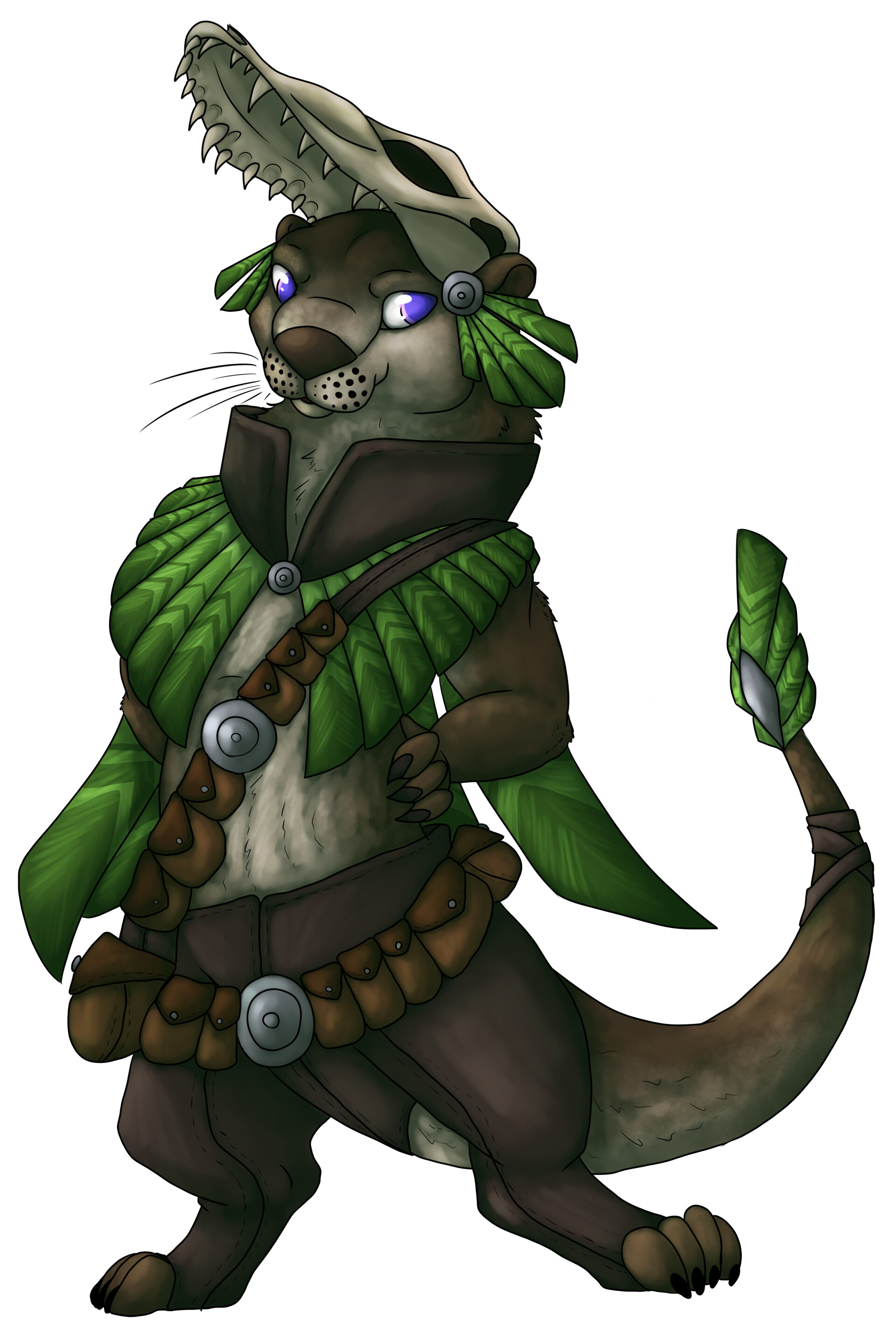 ArtStation - Commission: Otter Witch Doctor