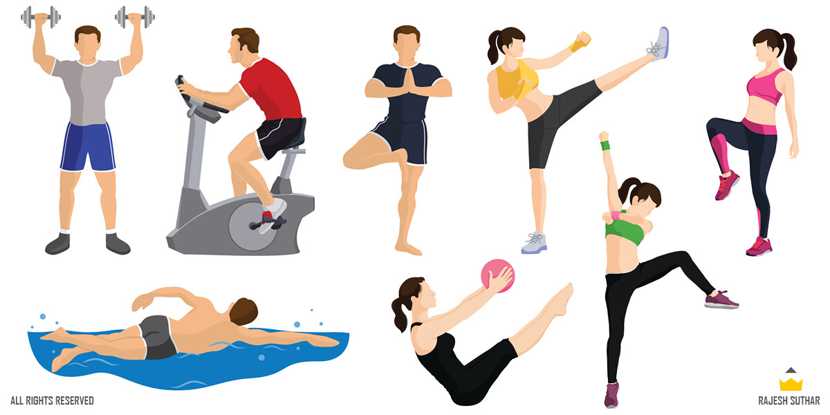 ArtStation - Gym Illustrations