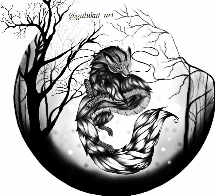 ArtStation - Dragon Fox