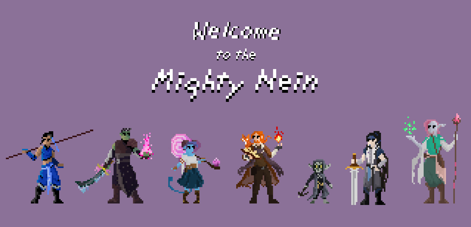 ArtStation - The Mighty Nein Pixel Fan Art