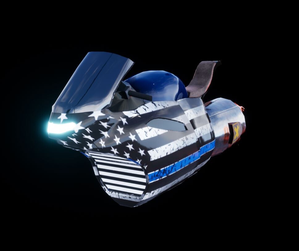 ArtStation - Flying Bike