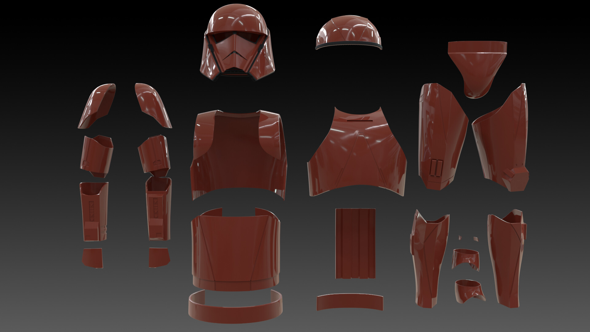 Sascha Young - Sovereign Protector 3D printable armor