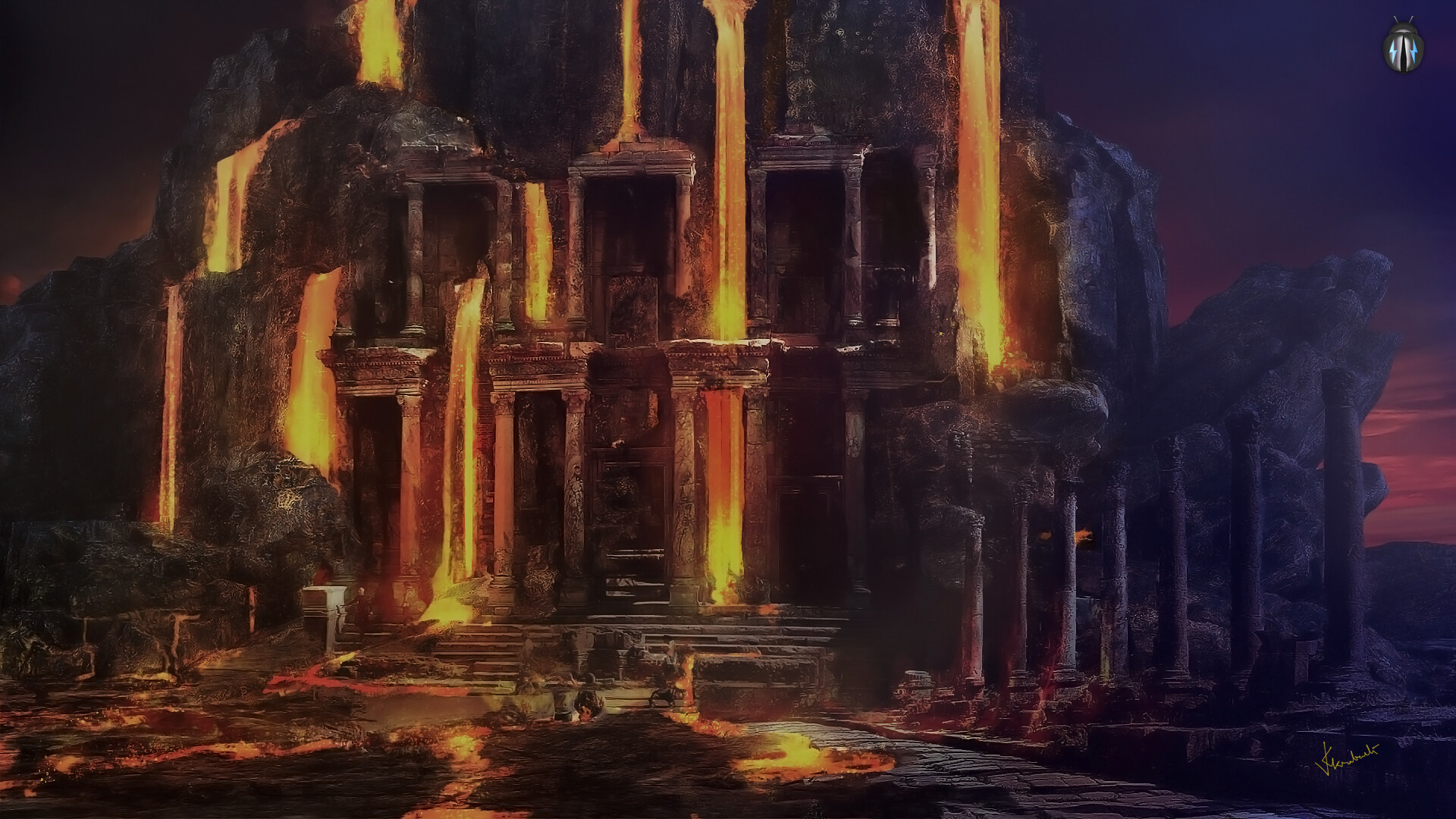 ArtStation - Fire Fountain