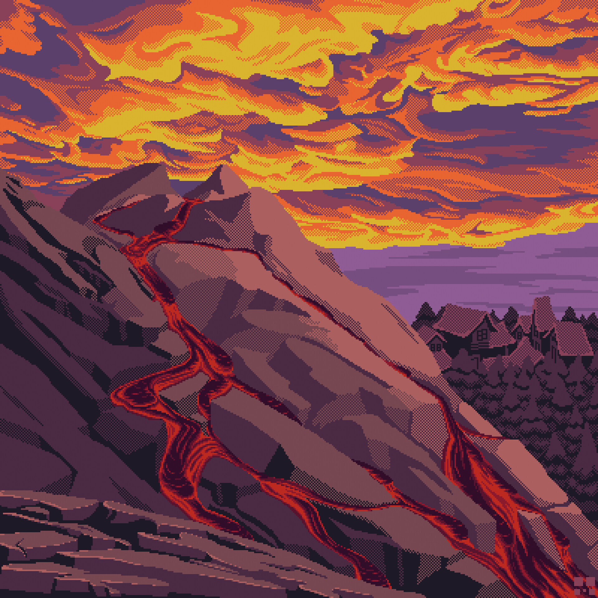 ArtStation - City Volcano 🌋