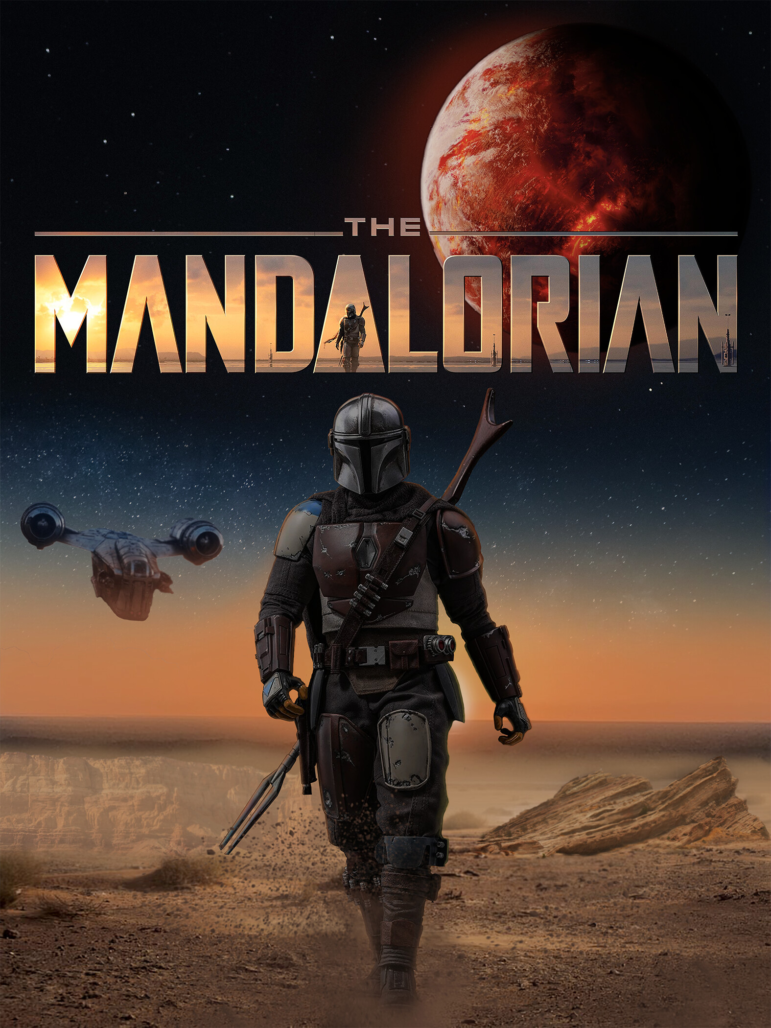 Filip Michl - Mandalorian Poster