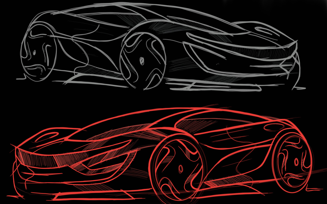 ArtStation - Concept skech - Car design