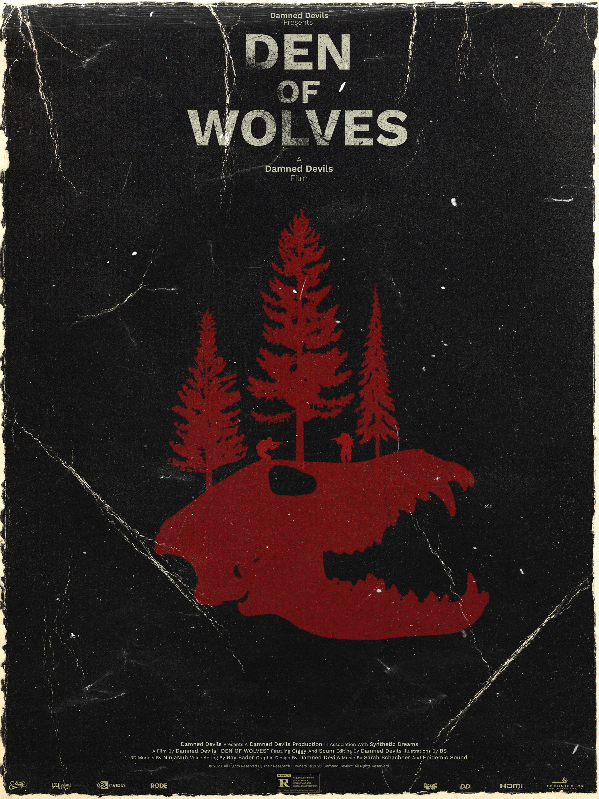 ArtStation - Den Of Wolves - Retro Poster - An Escape From Tarkov Film