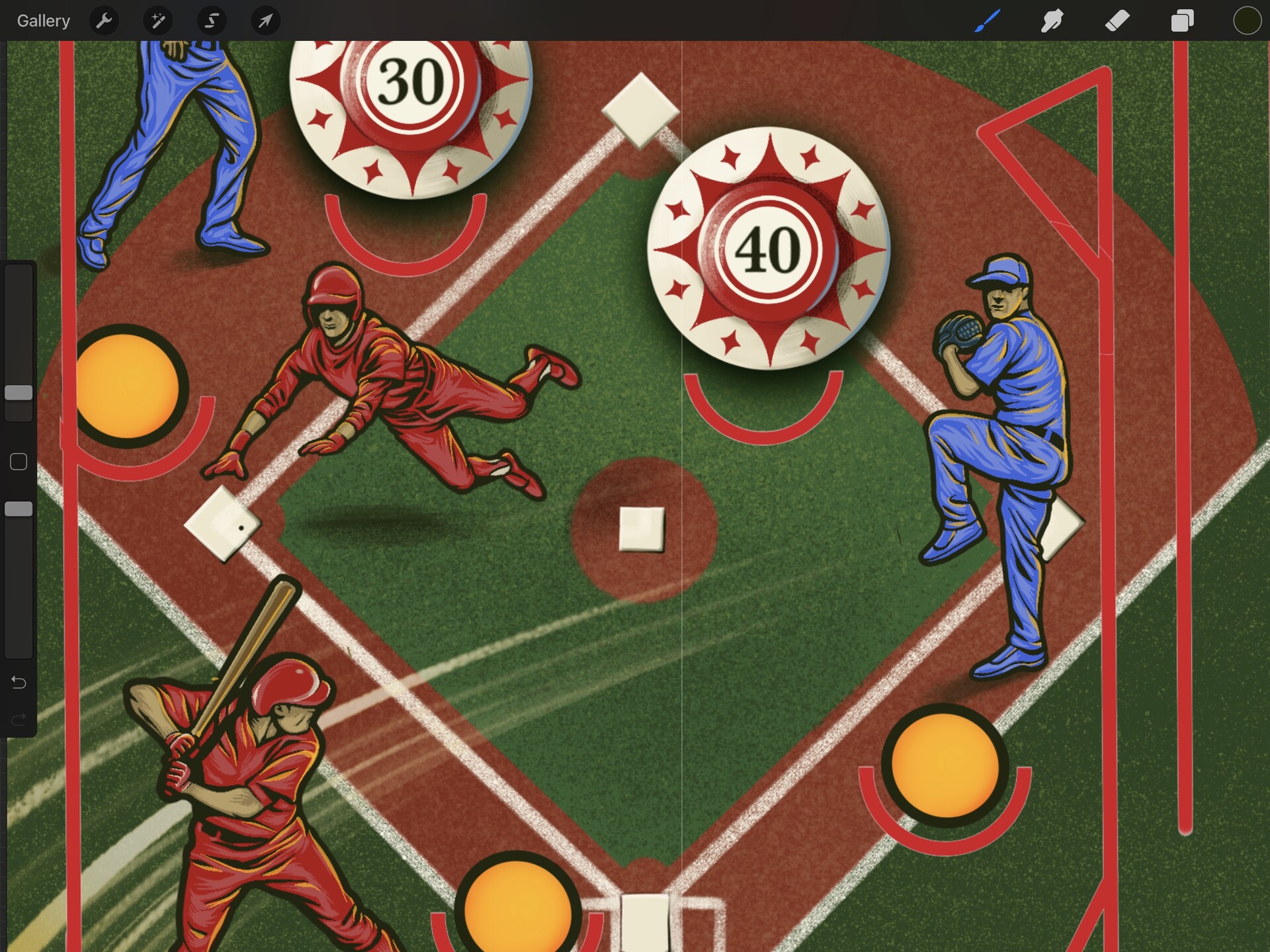 ArtStation - Baseball Pinball