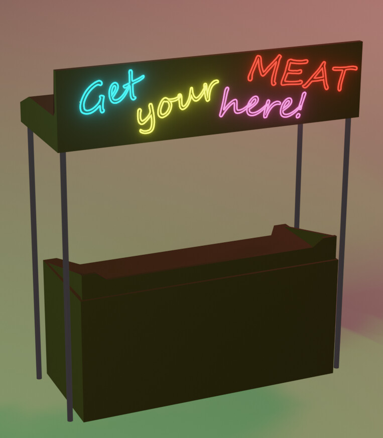 Cody McCullough - Low Poly Concession Stand