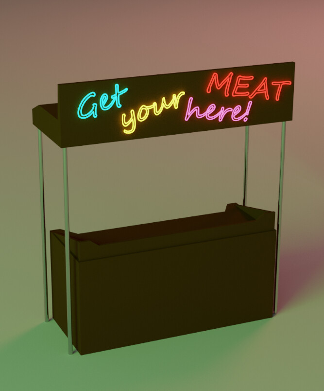 Cody McCullough - Low Poly Concession Stand