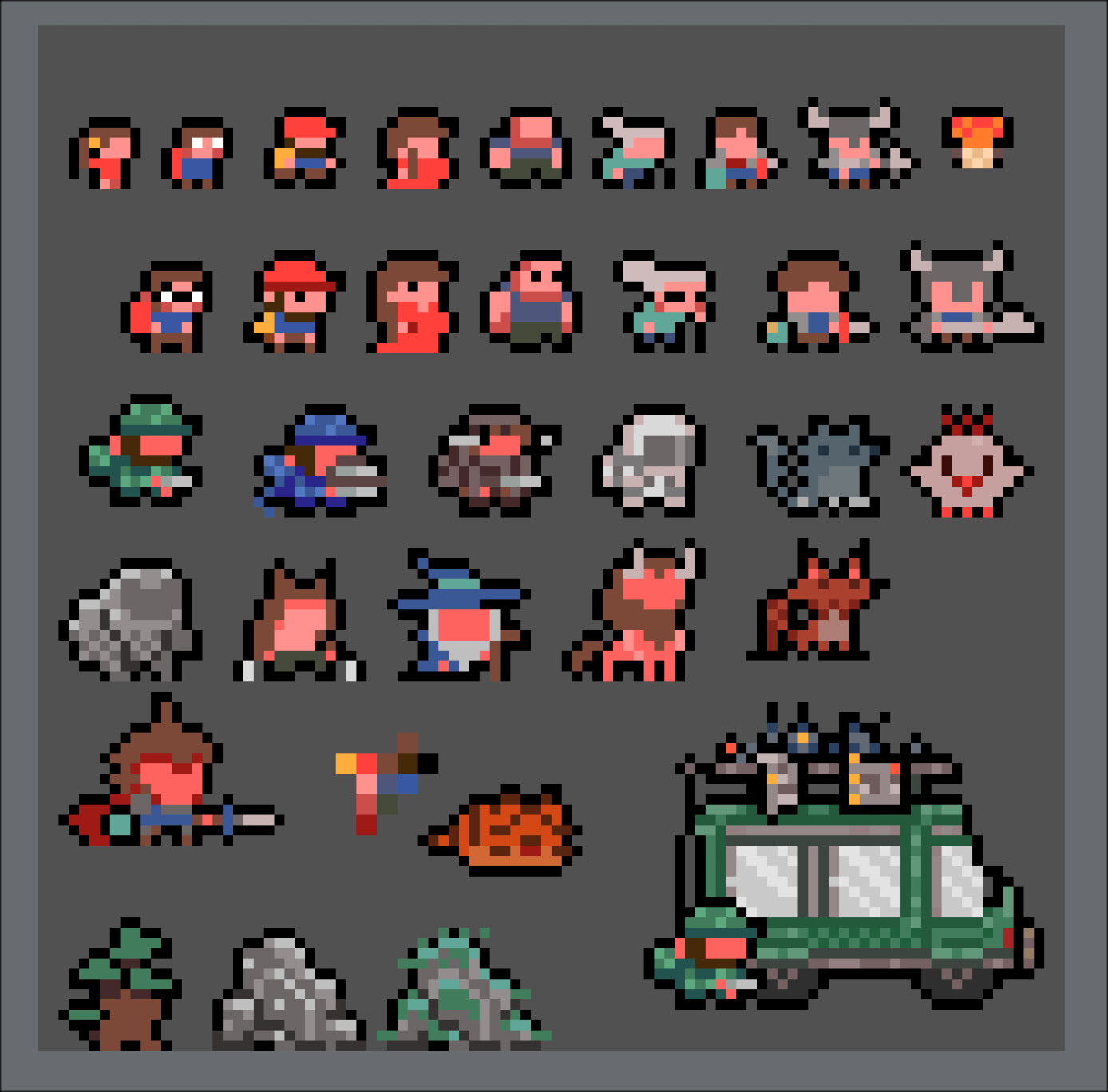 Linkduck Small Size Pixel Art