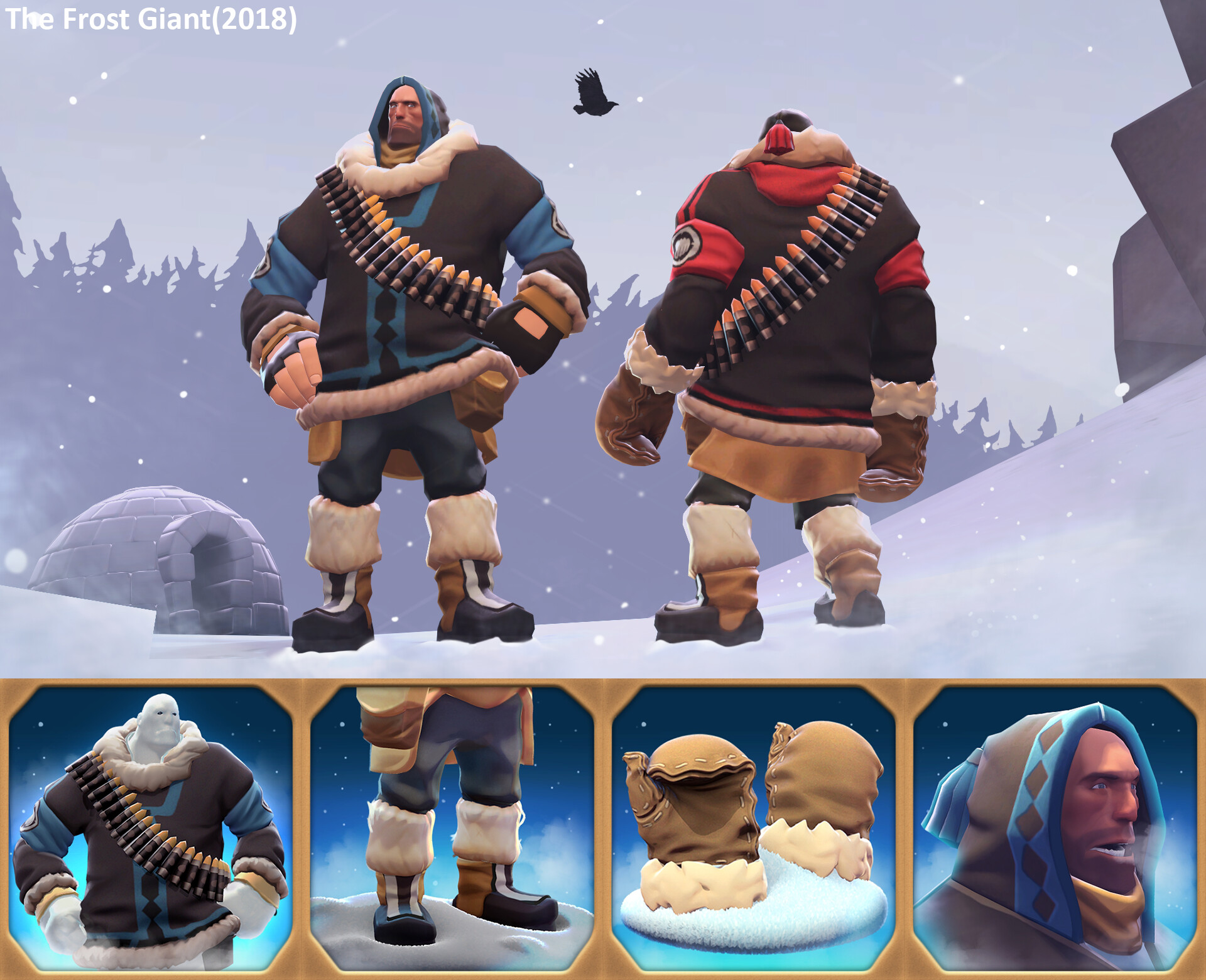 tf2 heavy bear head
