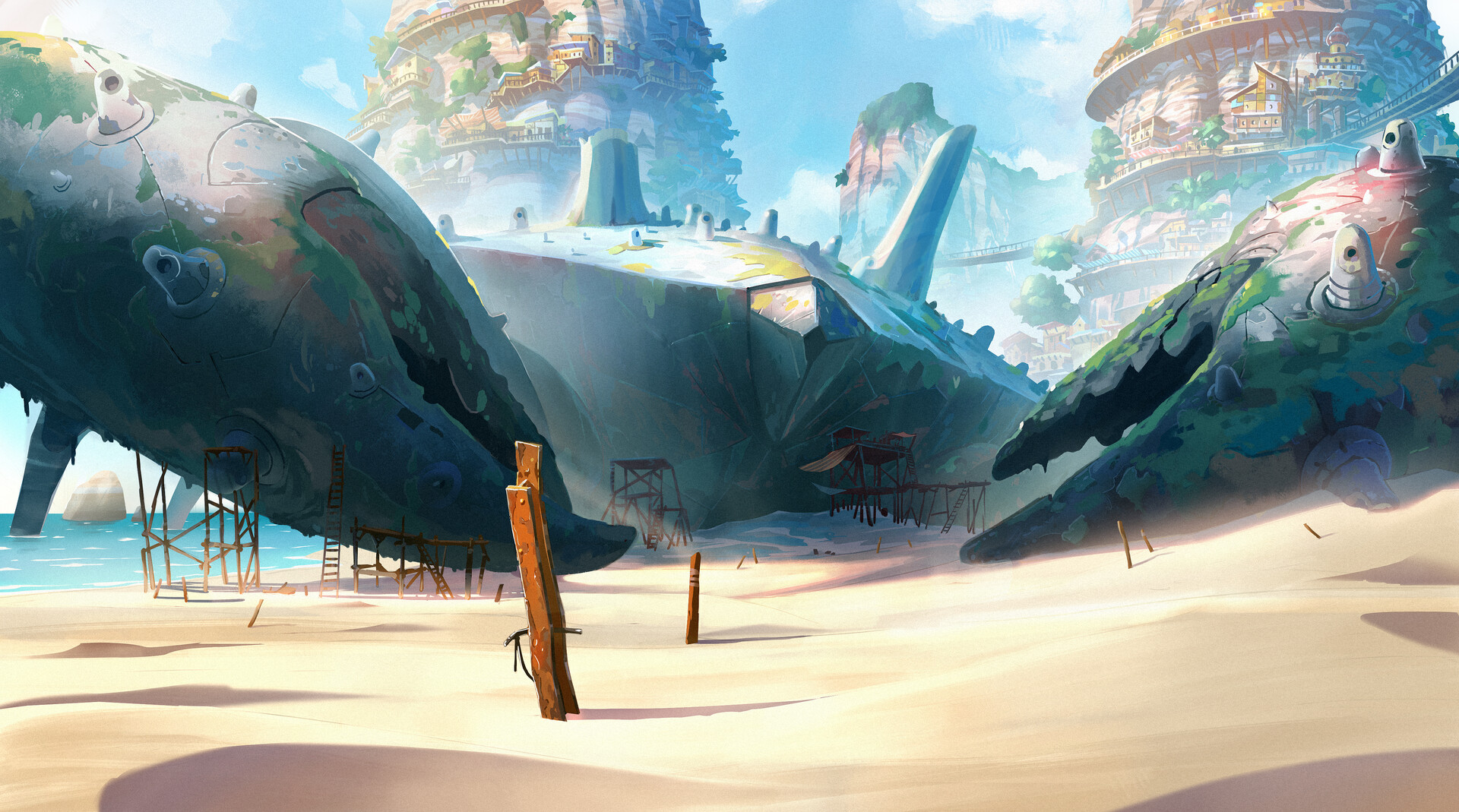 ArtStation - DRONERS - CRAB BAY FRONT