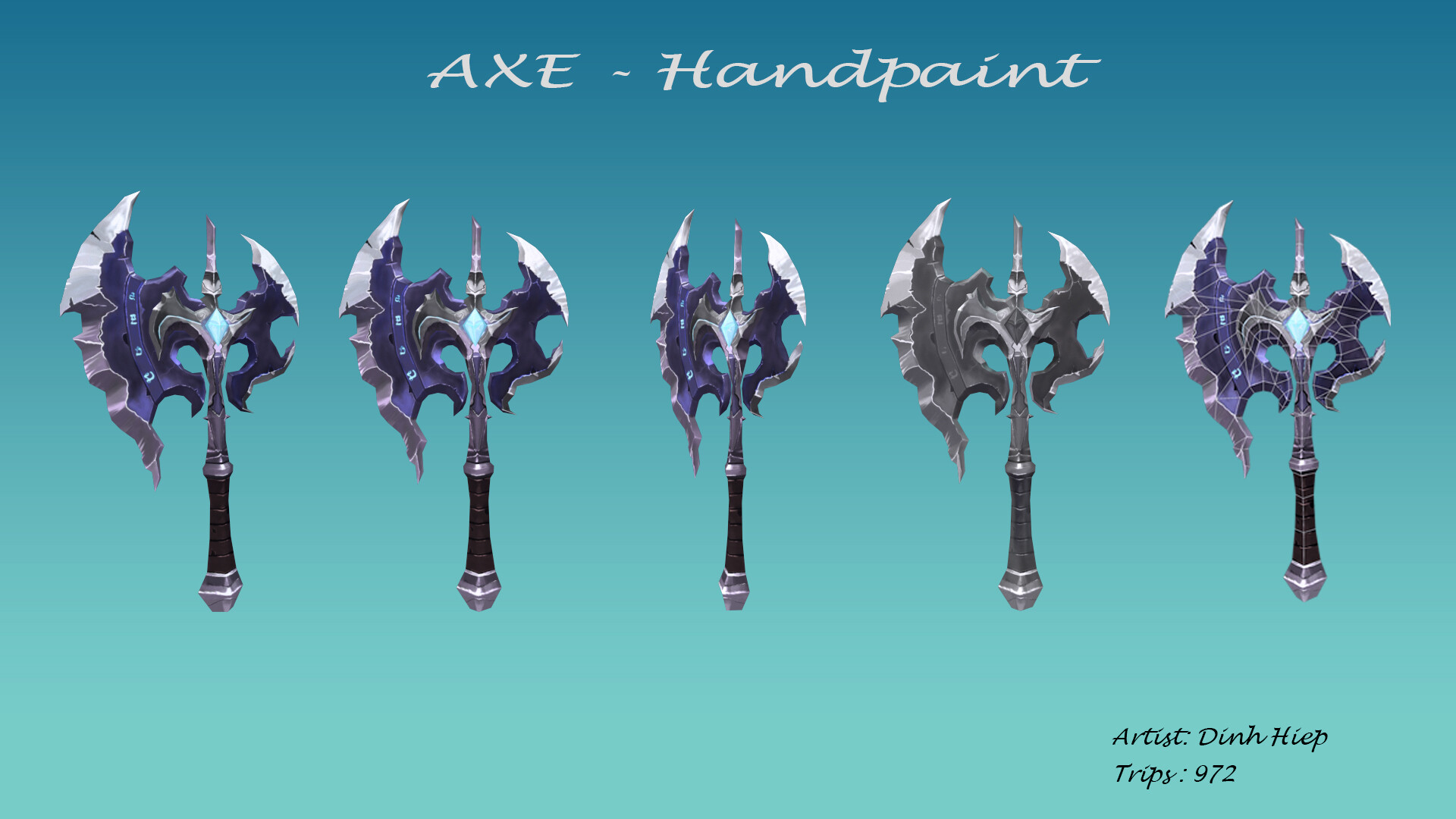 ArtStation - AXE - Handpaint