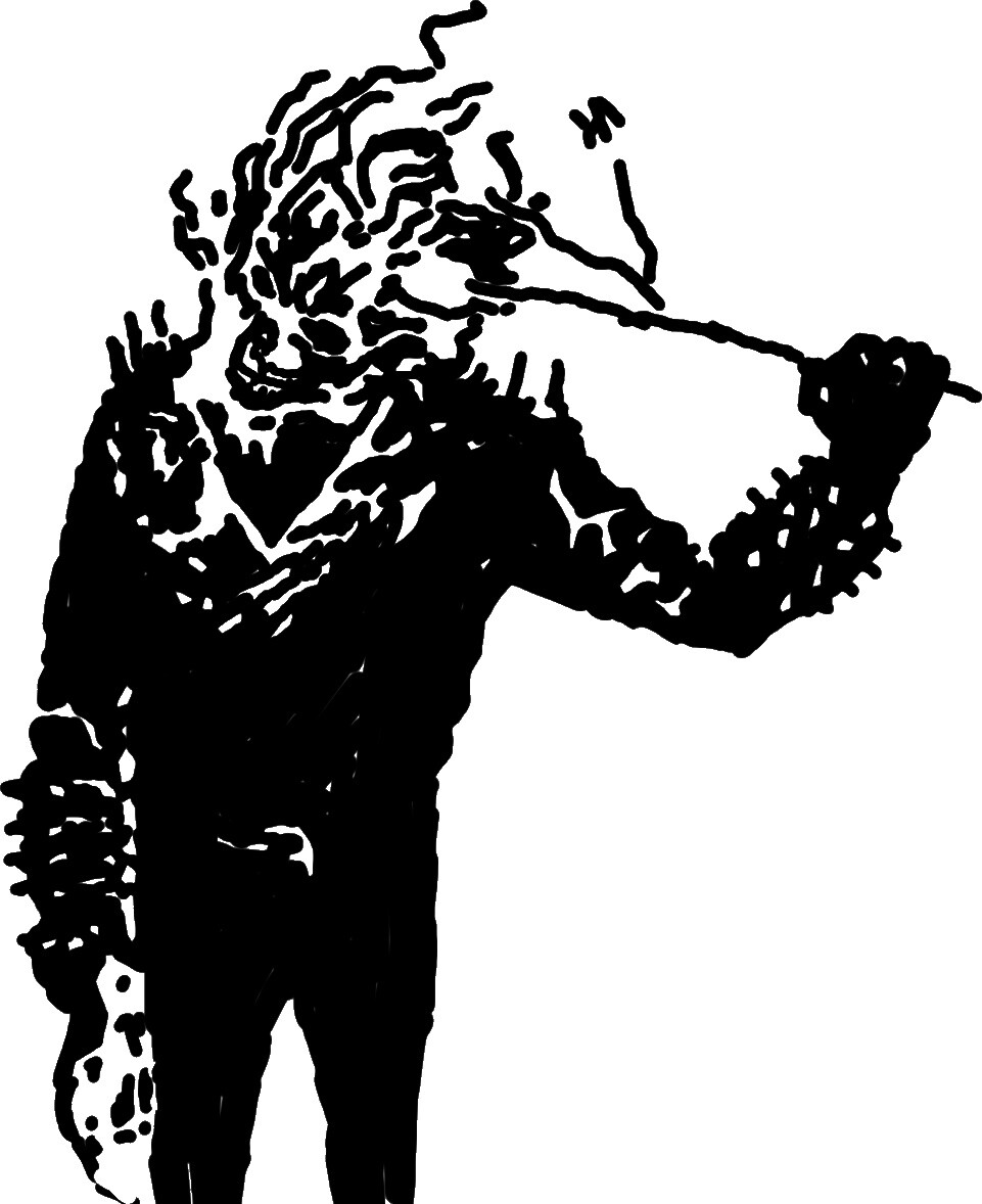 ArtStation - high contrast of the spirit of vengeance w/ marshmallows