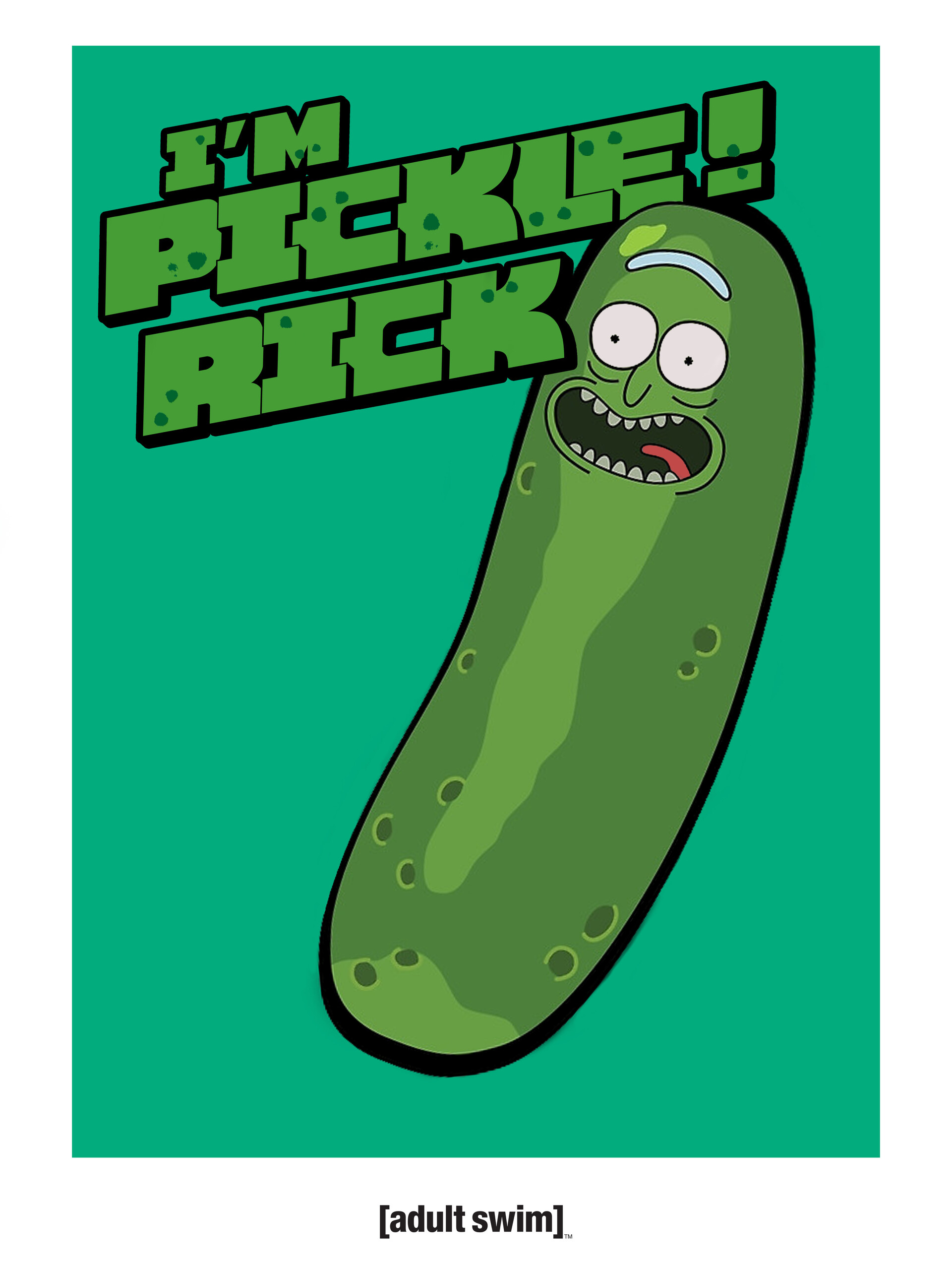 ArtStation - Pickle Rick Poster Work