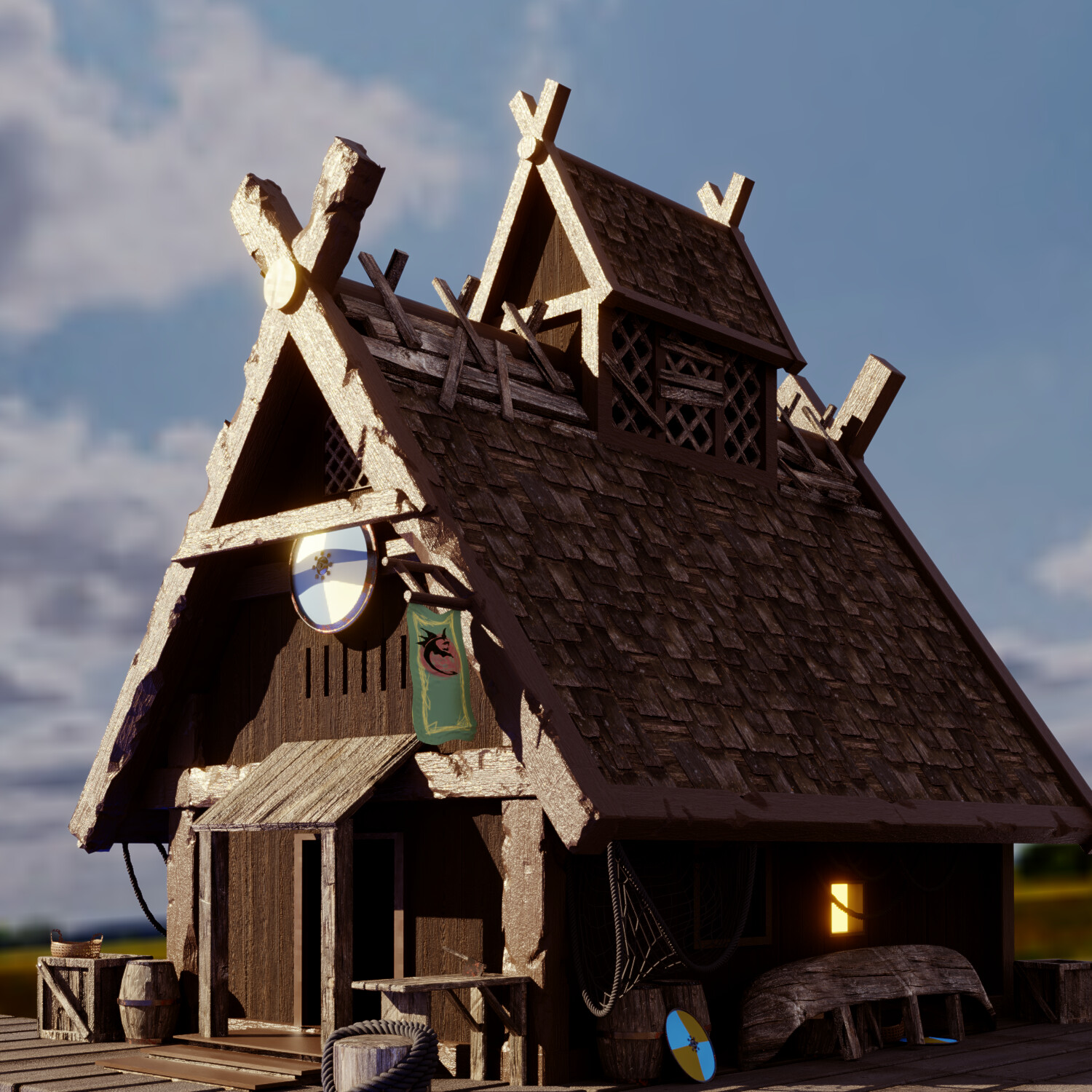 ArtStation - Viking House