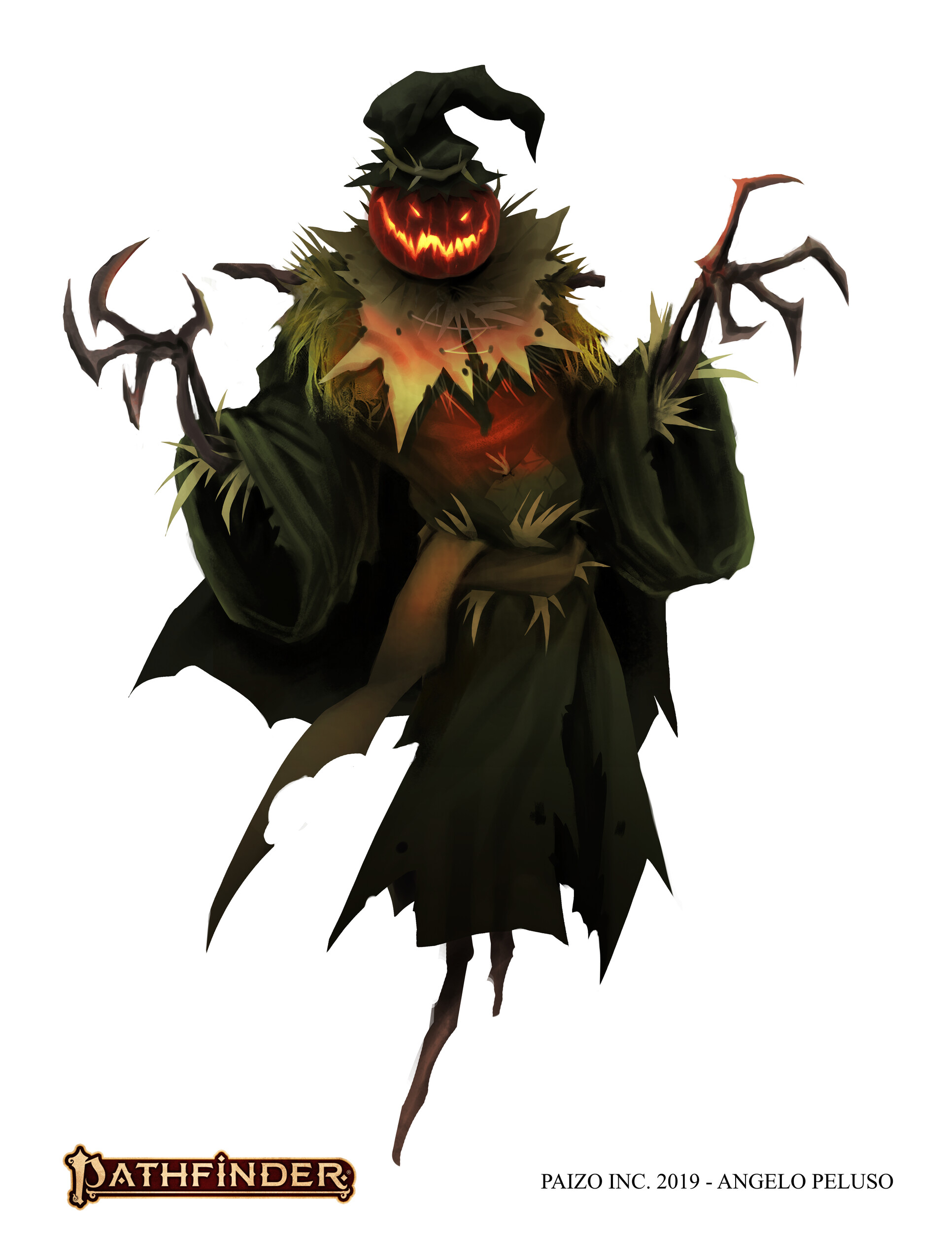 Angelo Peluso - Scarecrow design from Pathfinder 2nd ed. Paizo Inc.