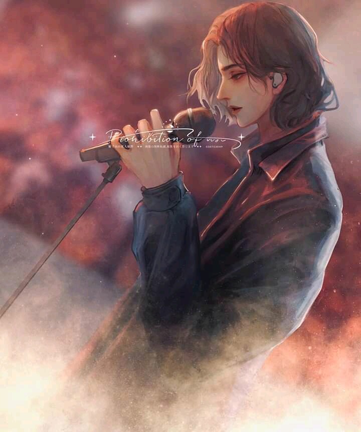 ArtStation - MALE SINGER IN THE ART SCREEN
