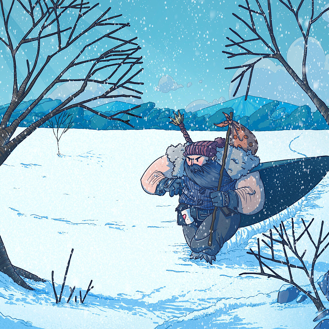 Irlander Illustrations - Bjorn & The Lovely Ring