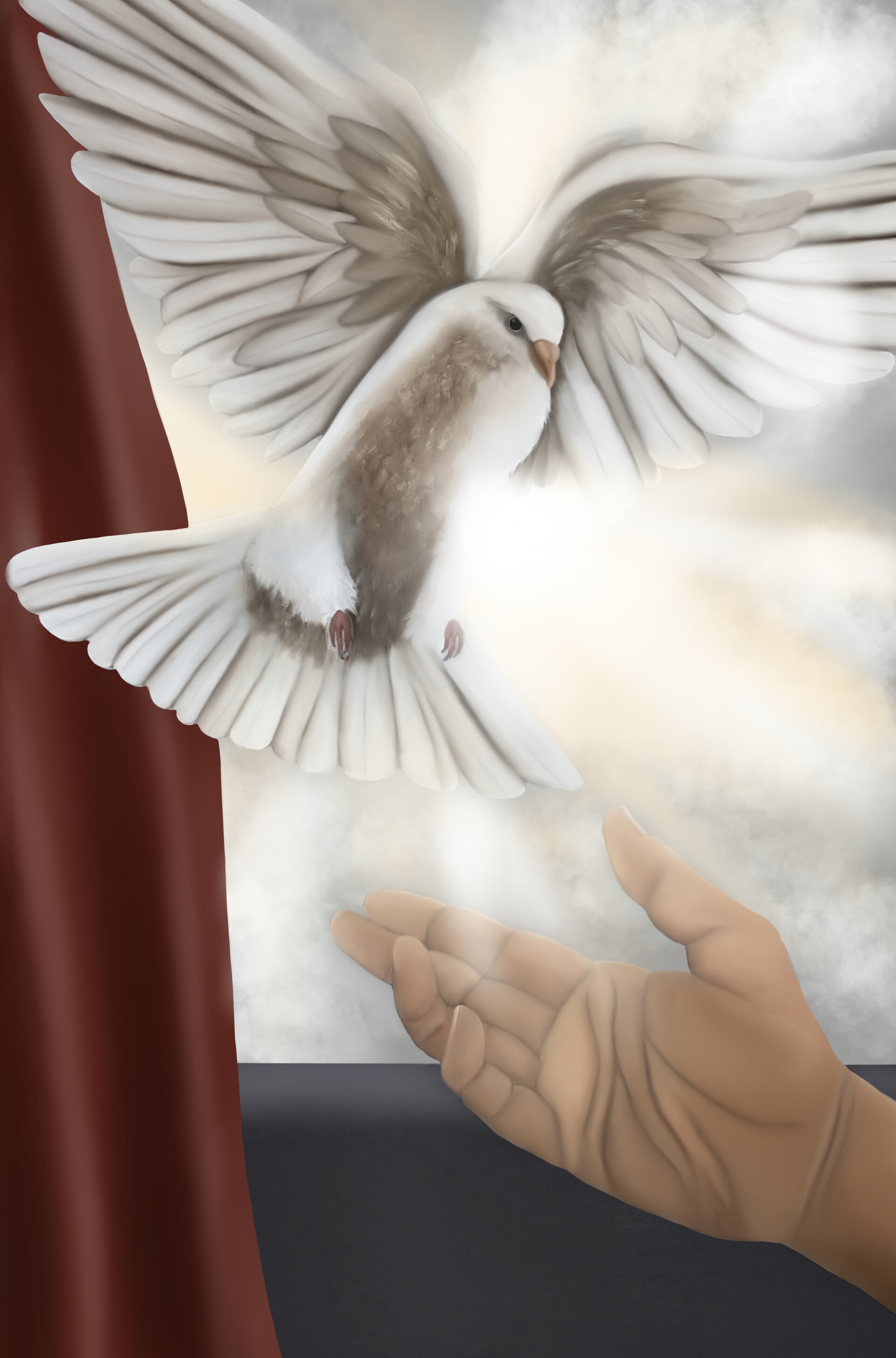 ArtStation - On Wings of a Dove