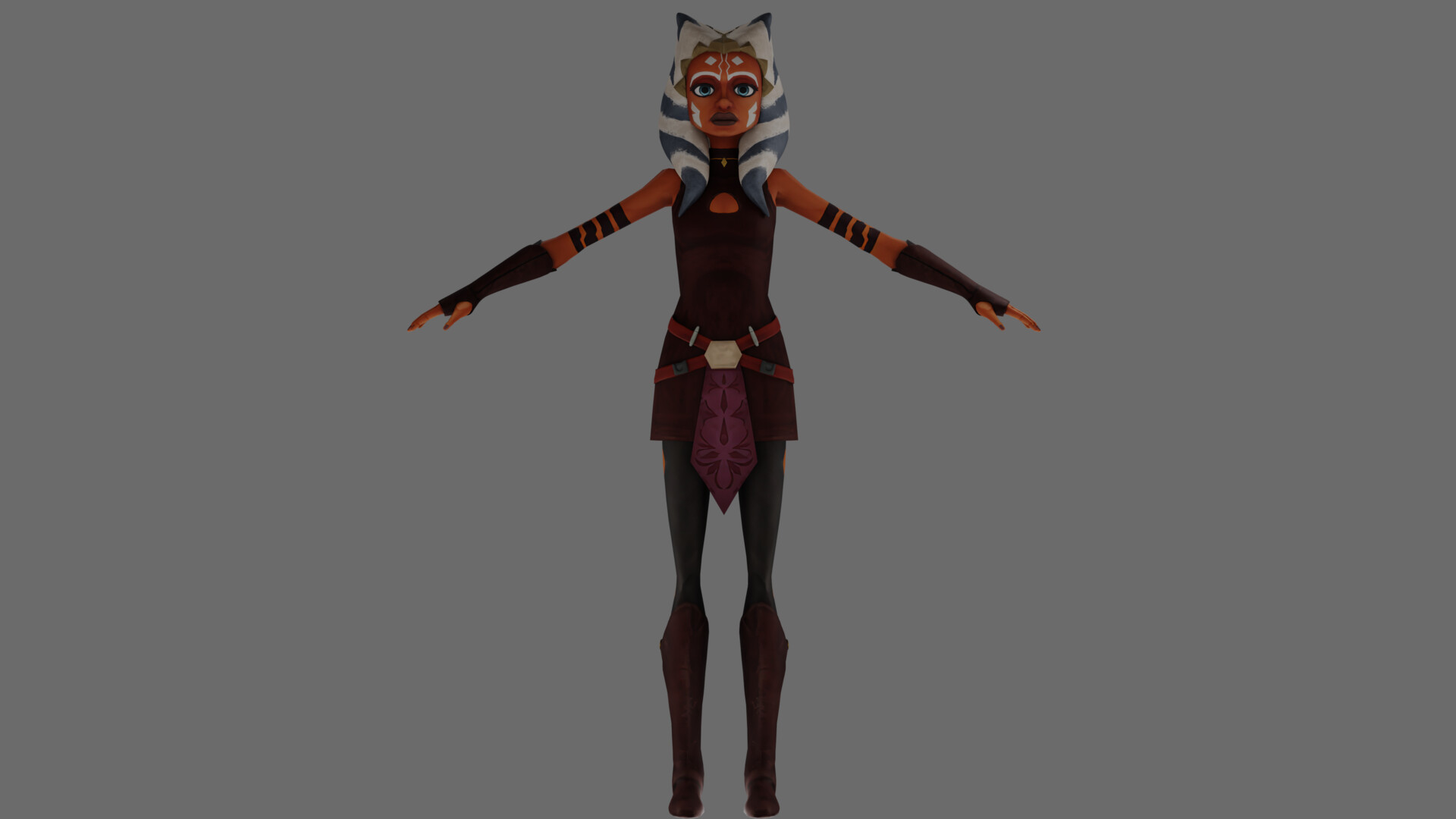 Noa Dedic - Ahsoka Tano from Clone Wars TV Show
