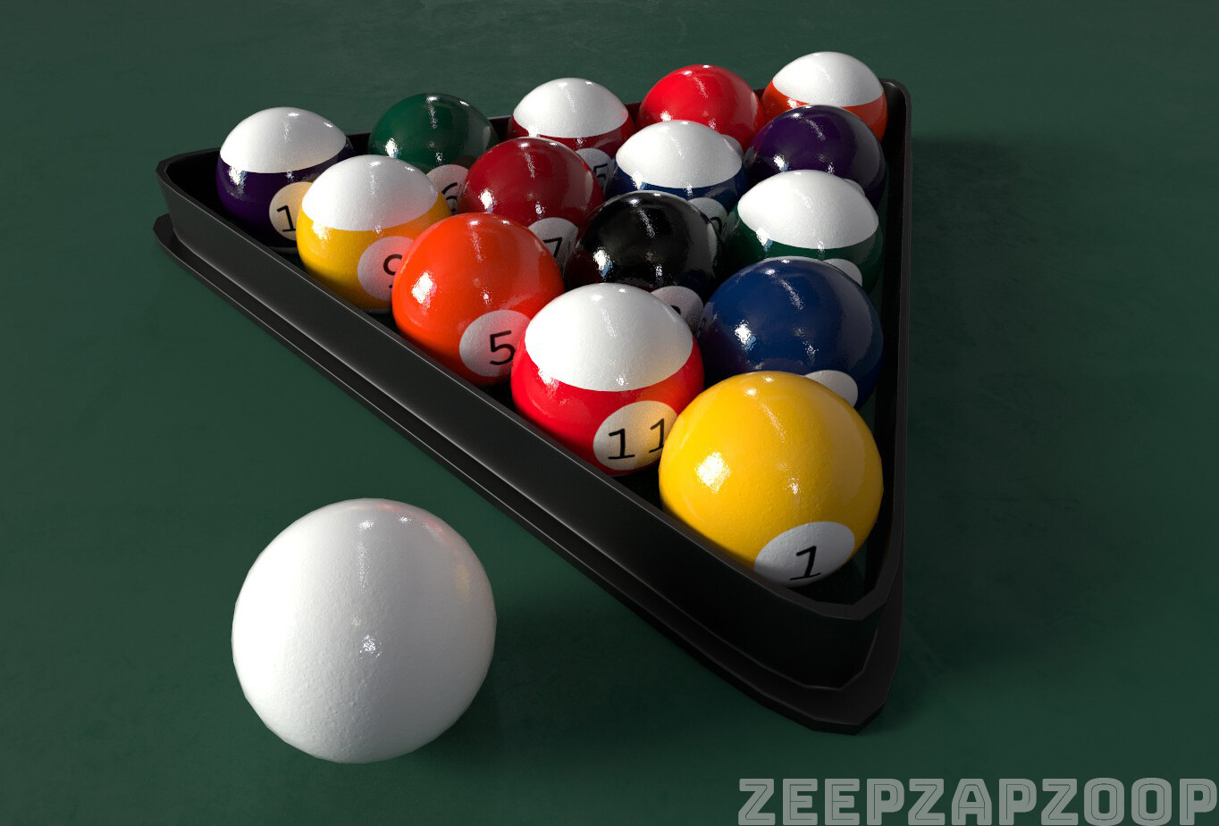 ArtStation - Pool Balls