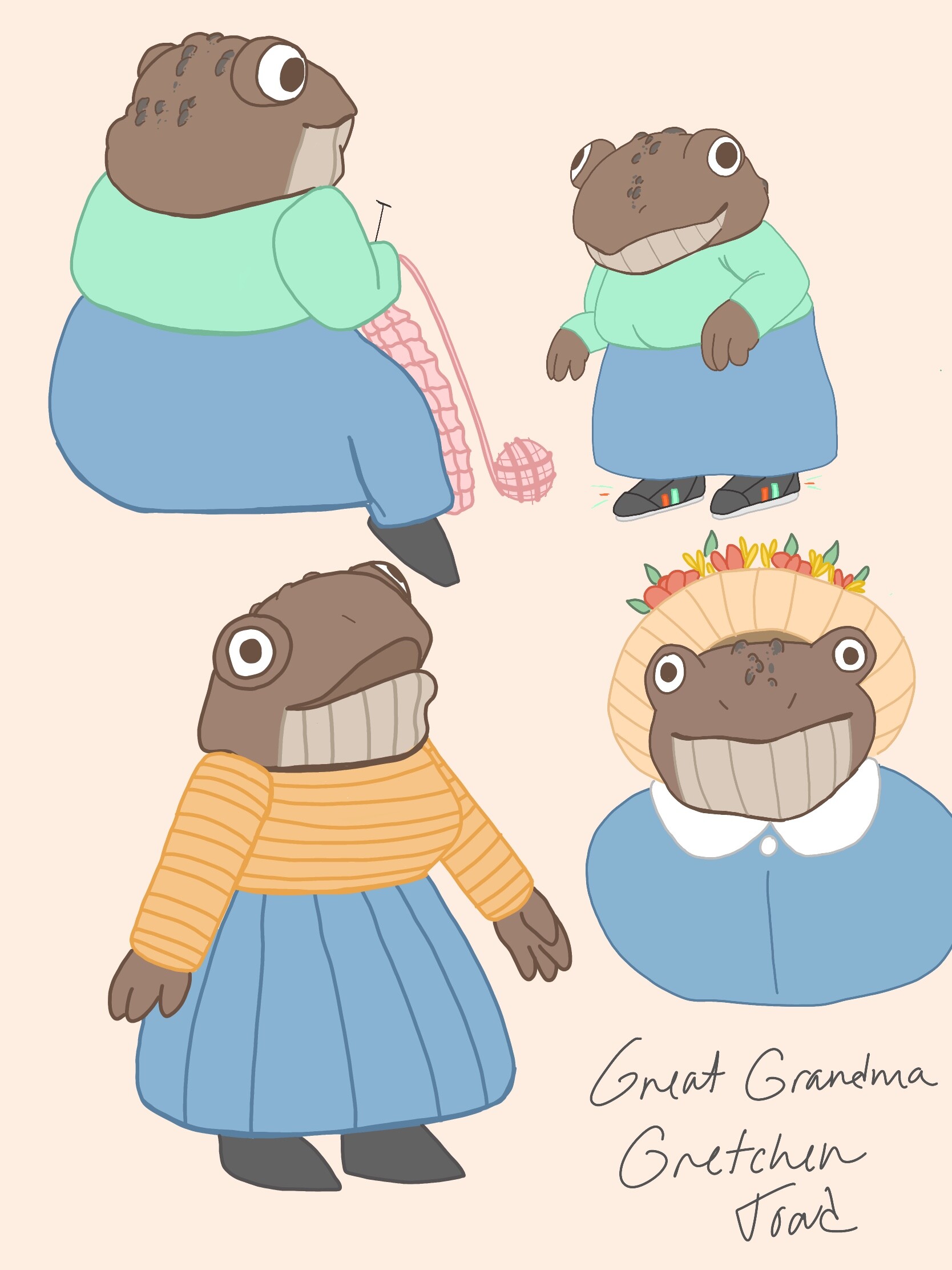 ArtStation - Toad Grandma