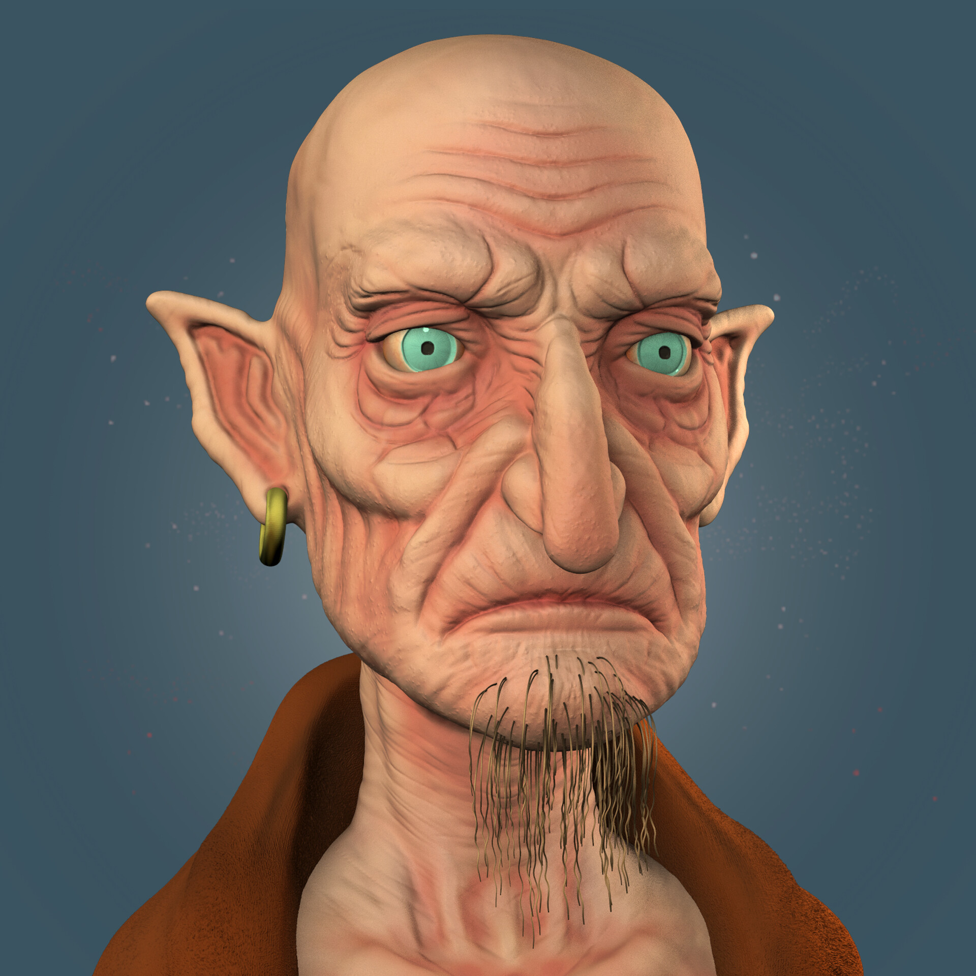 ArtStation - Old Man Elf