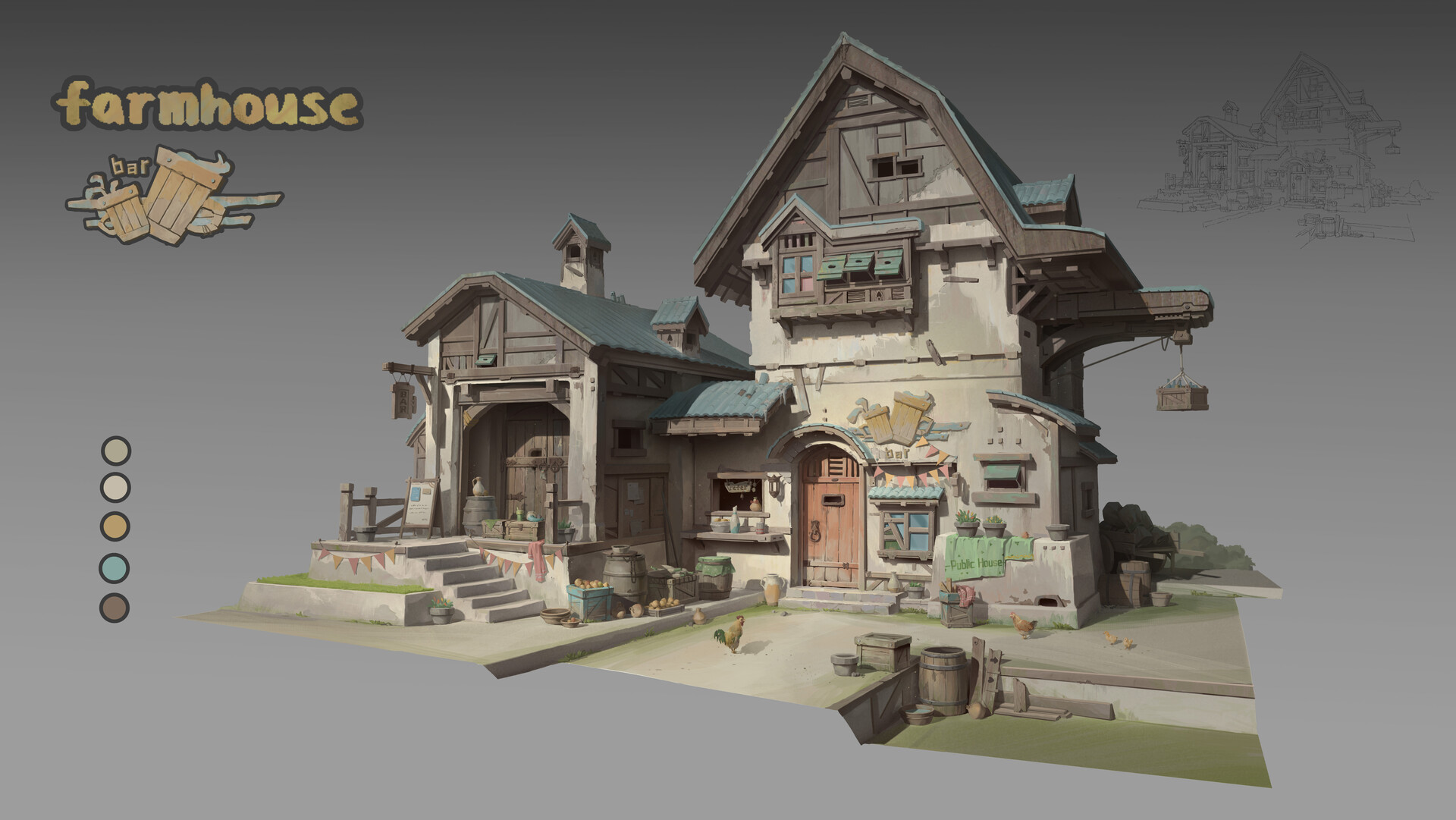 ArtStation - farmhouse