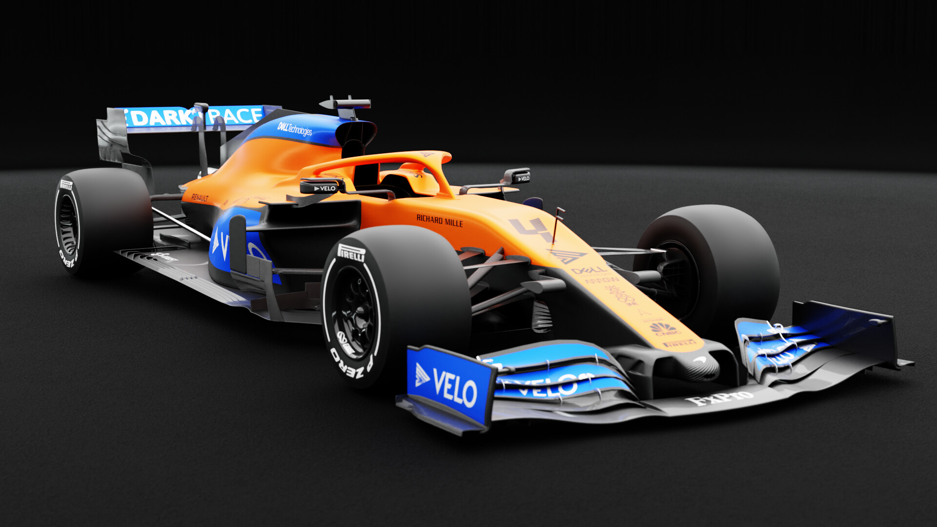 ArtStation - McLaren MCL35 F1 car, Piotr Pinderak