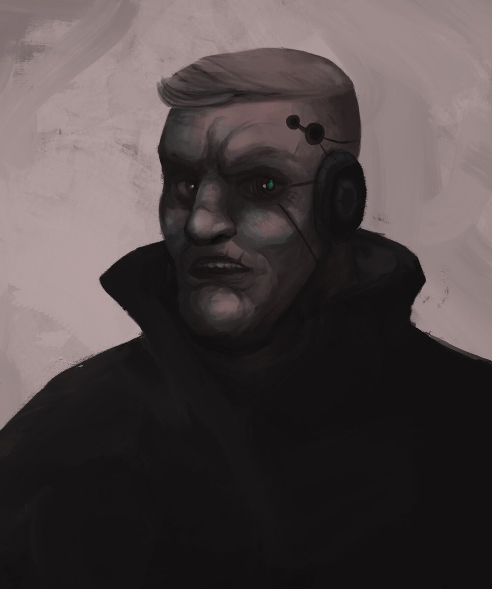 ArtStation - Cyborg guy