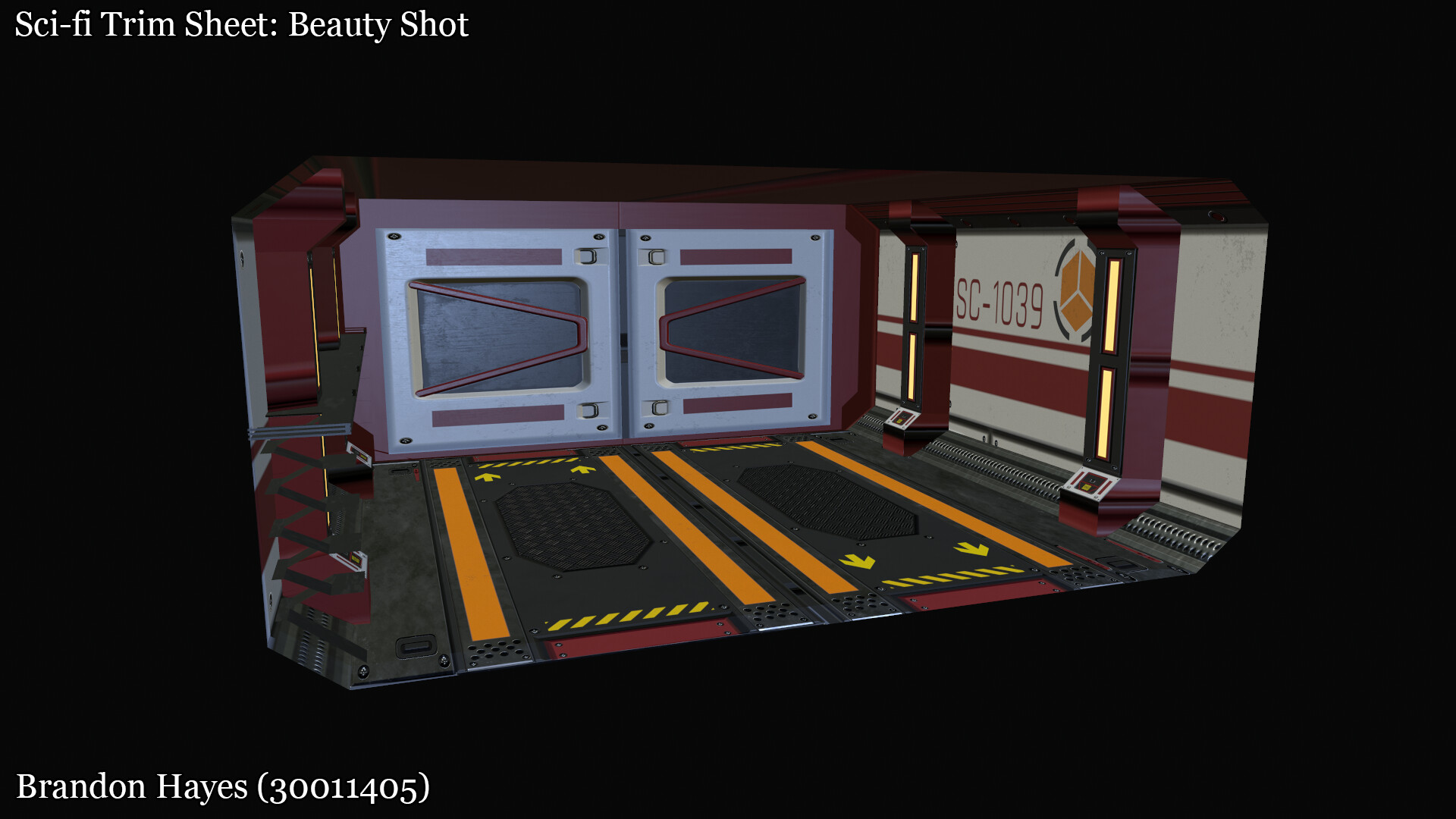 ArtStation - Sci-fi Trim Sheet