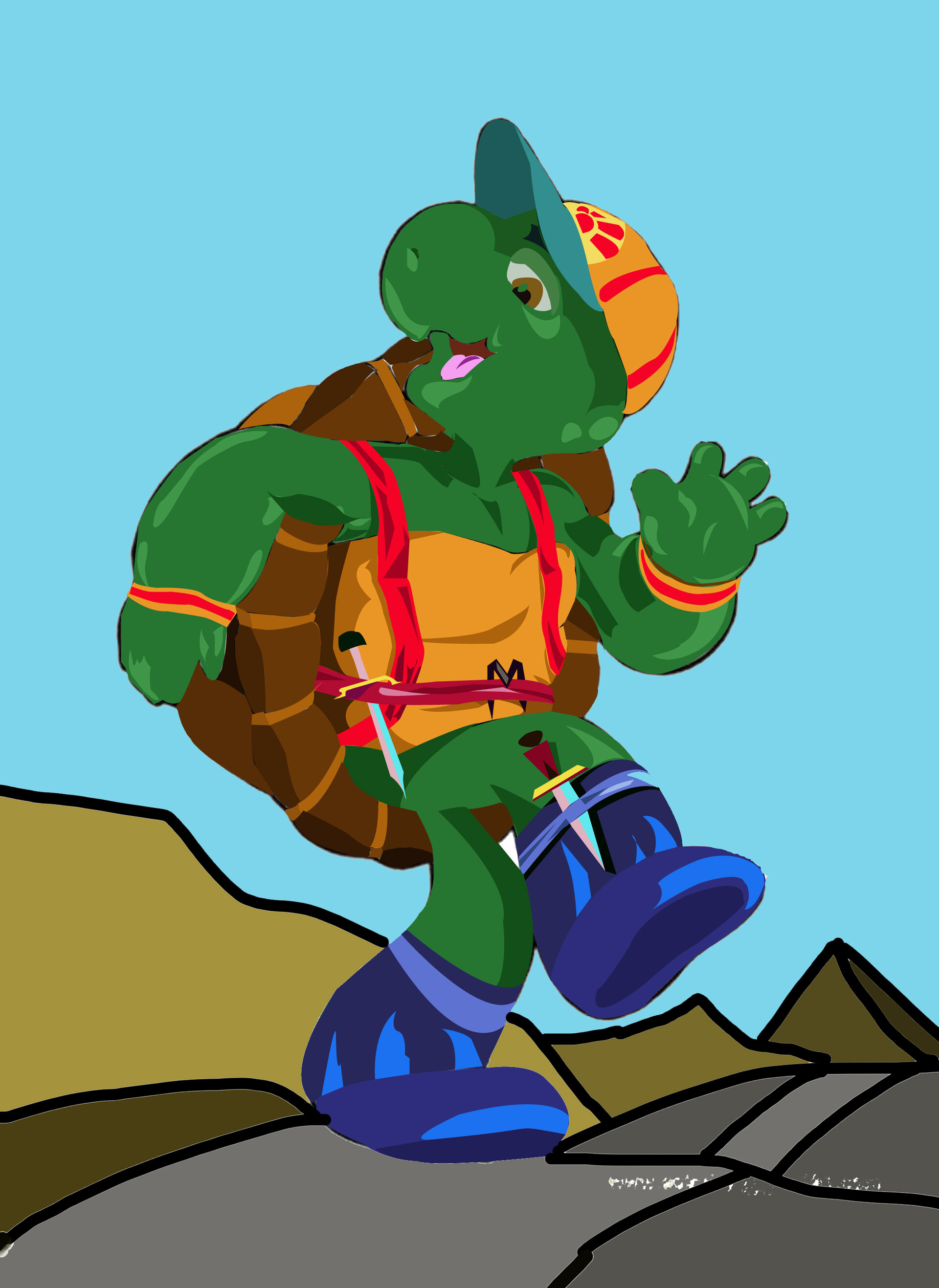 ArtStation - Ninja turtle