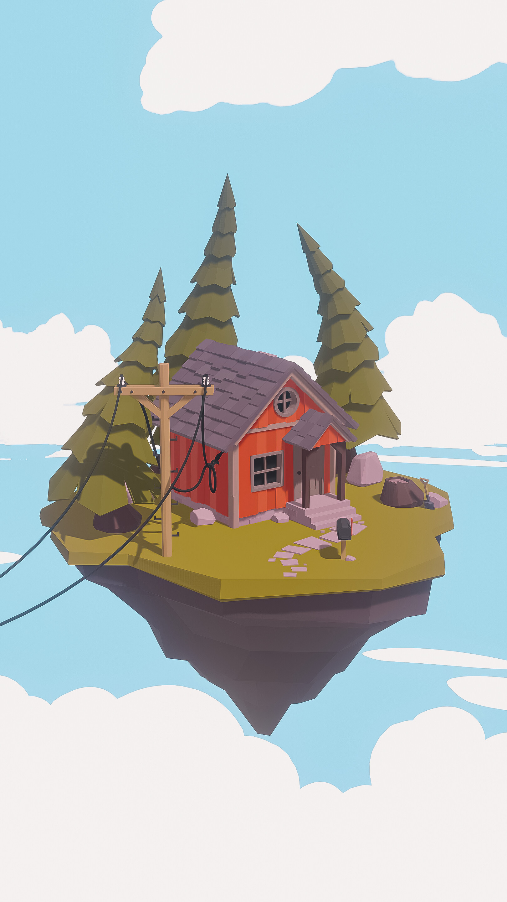 ArtStation - little red house