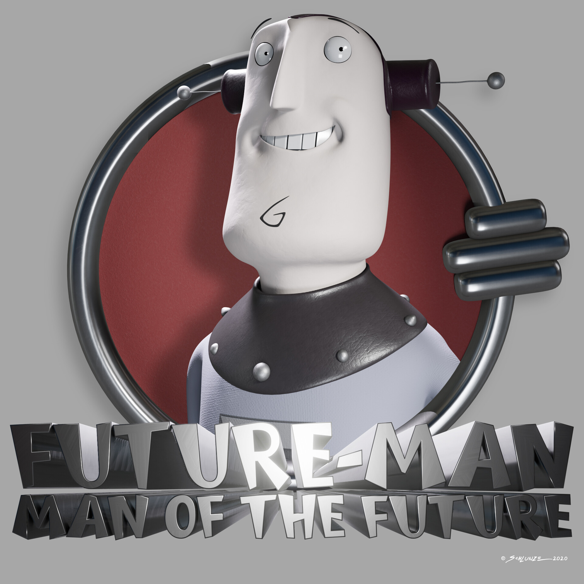 ArtStation - FUTURE-MAN man of the future