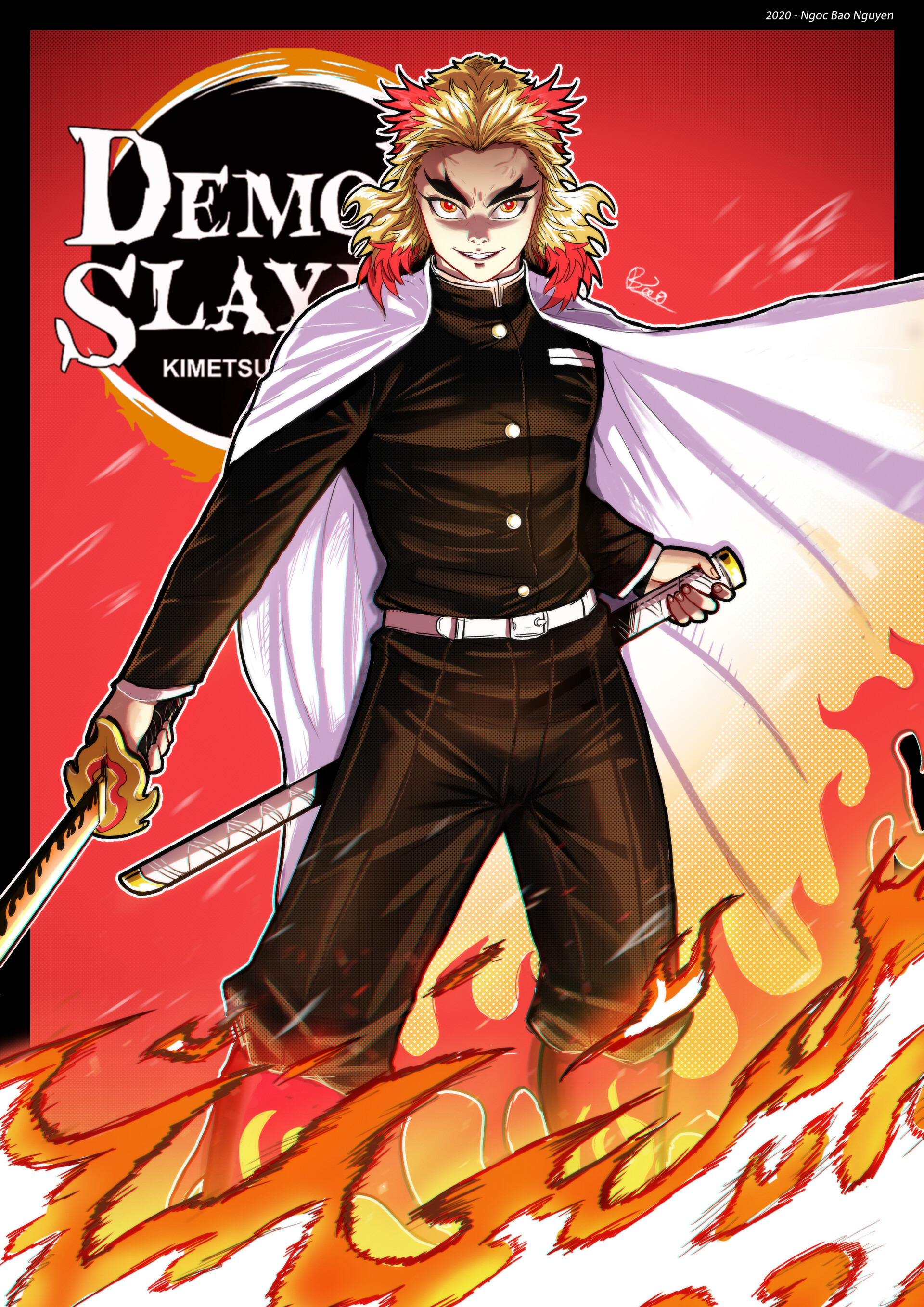 ArtStation - Rengoku - Fire Pillar