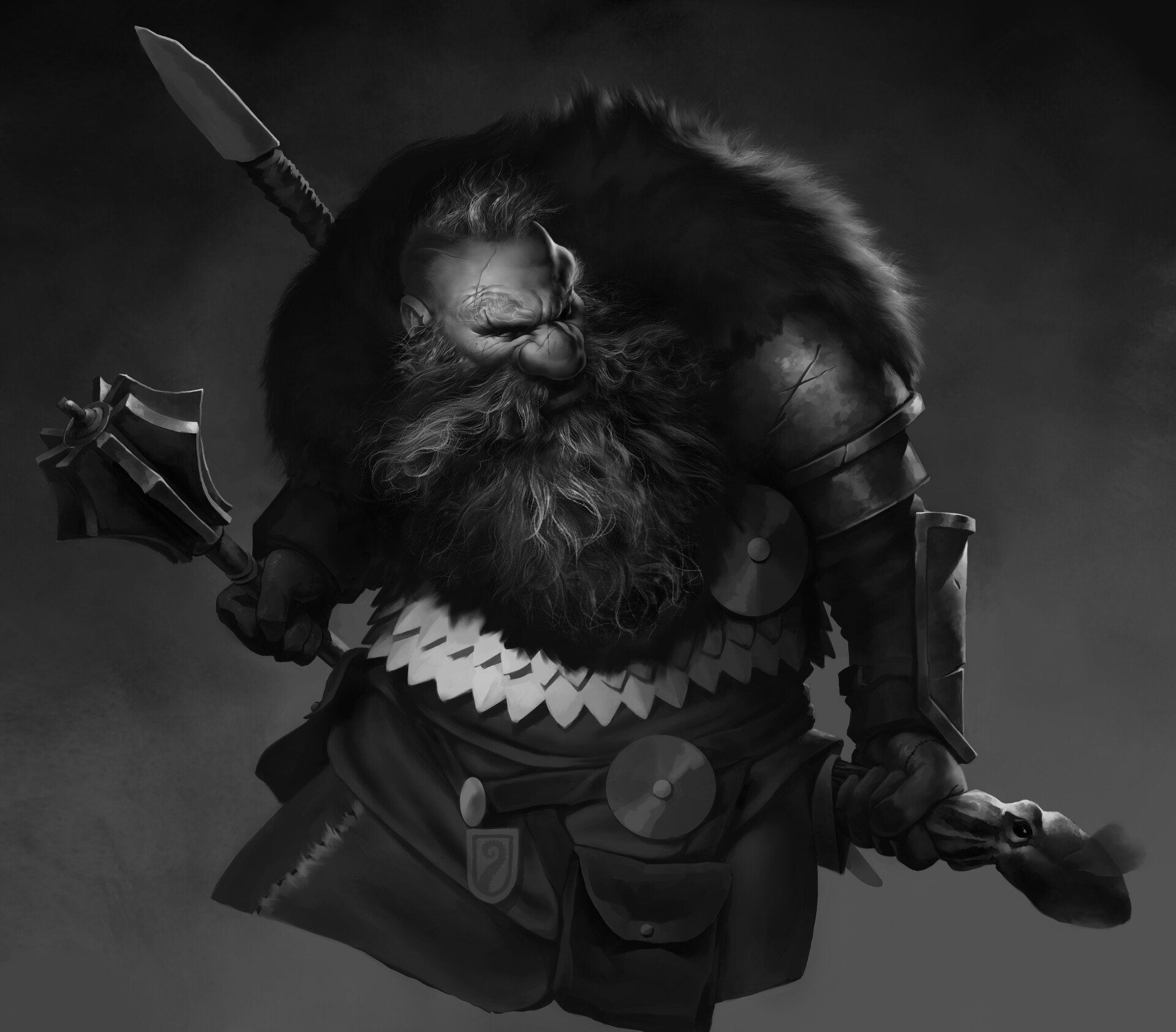 ArtStation - Dwarf Warrior