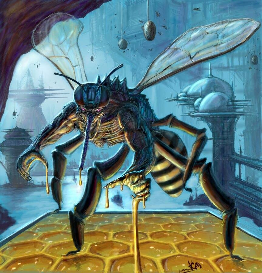 ArtStation - extraterrestrial bee