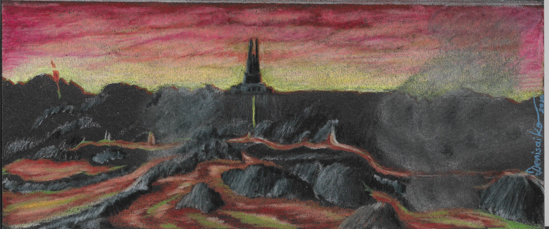 ArtStation - Mustafar - Darth Vader's Castle